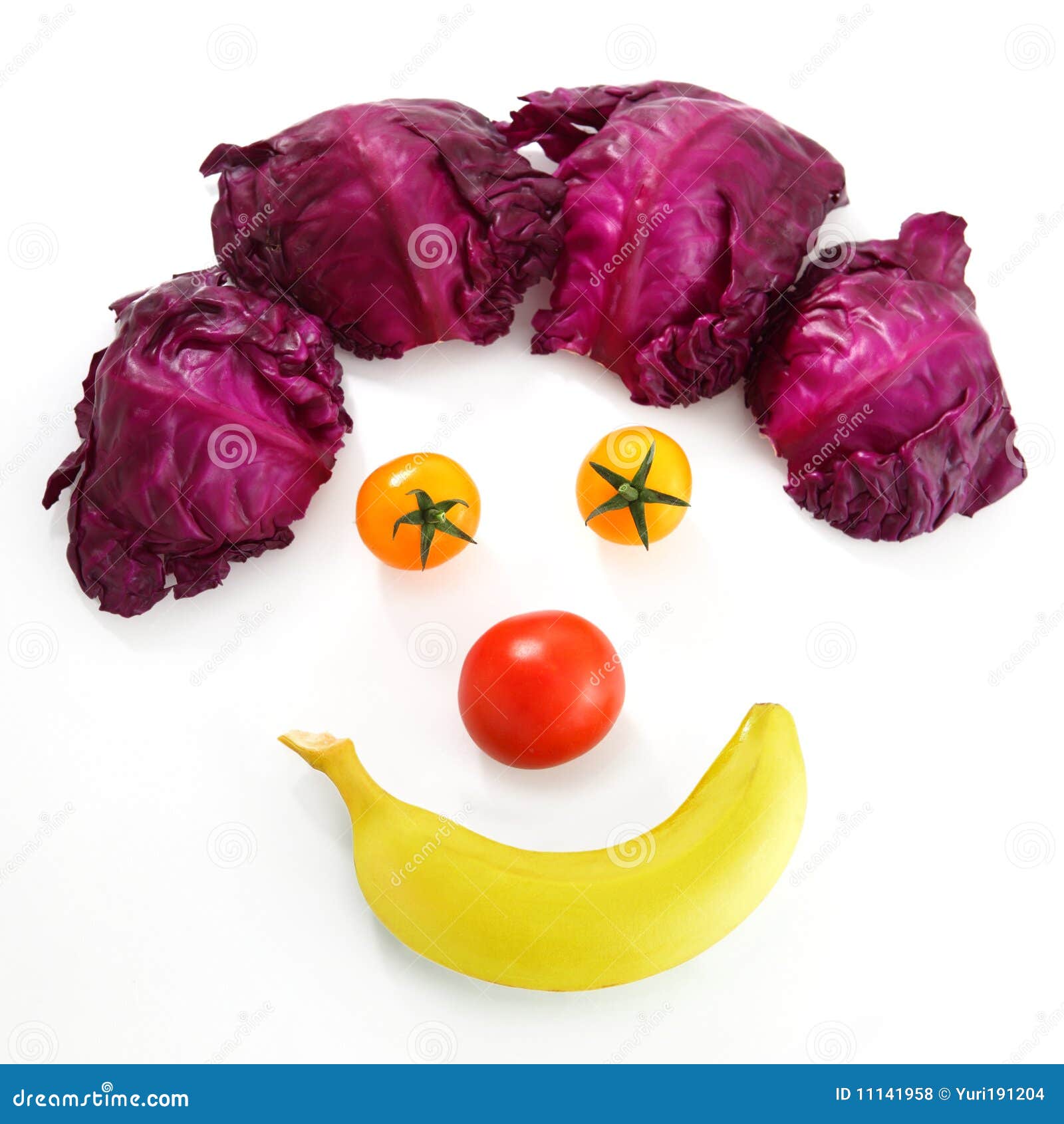 Clown face stock photo. Image of eatable, energy, food - 11141958