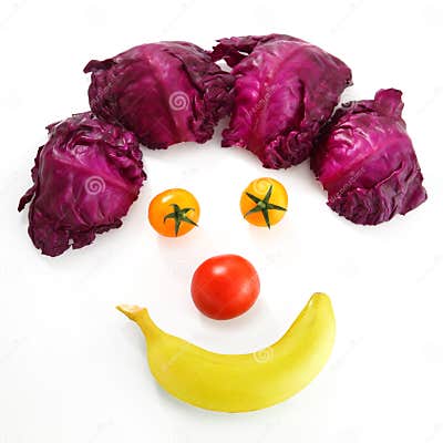 Clown face stock photo. Image of eatable, energy, food - 11141958
