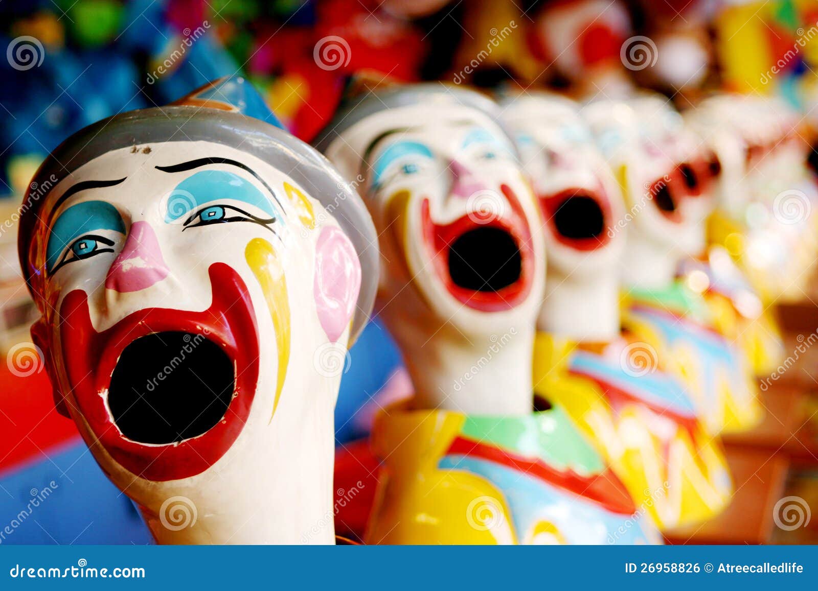 Clown Face stock photo. Image of face, perspective, mouth - 26958826