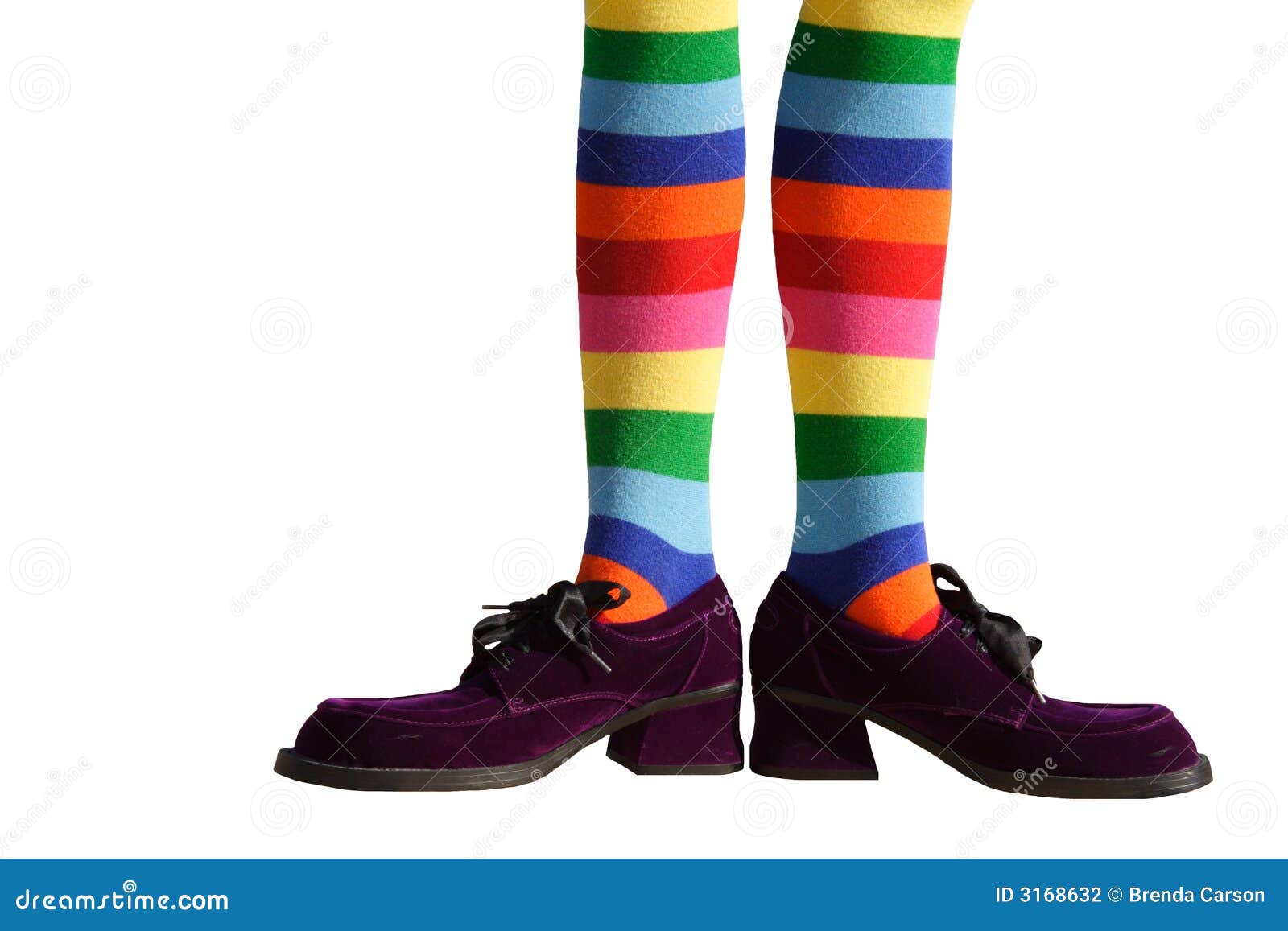 Clown Feet Isolated Stock Photography | CartoonDealer.com #3168632