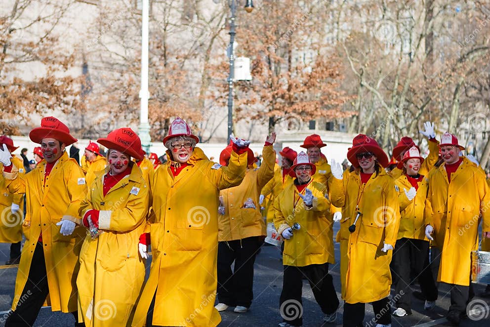 Clown Fire Brigade editorial photo. Image of york, clown - 7354936