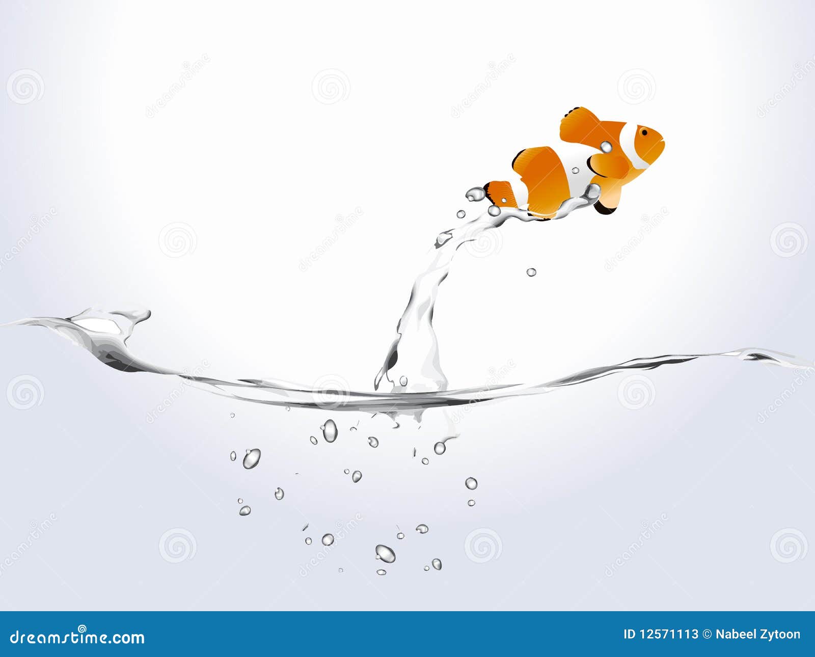 Clown Fish Illustration, Drawing, Engraving, Ink, Line Art, Vector ...