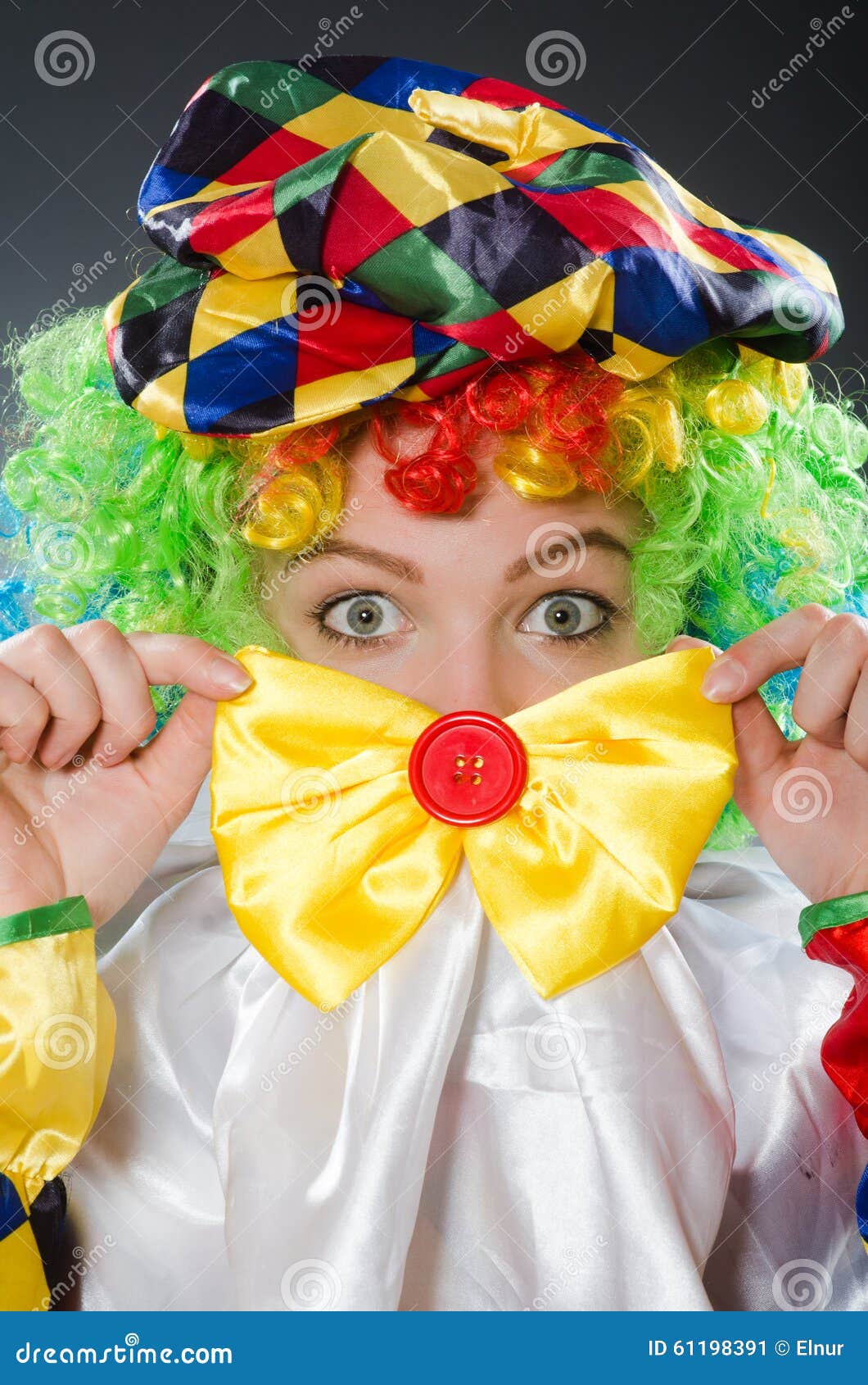 The Clown in the Funny Concept Stock Image - Image of happy, joyful ...