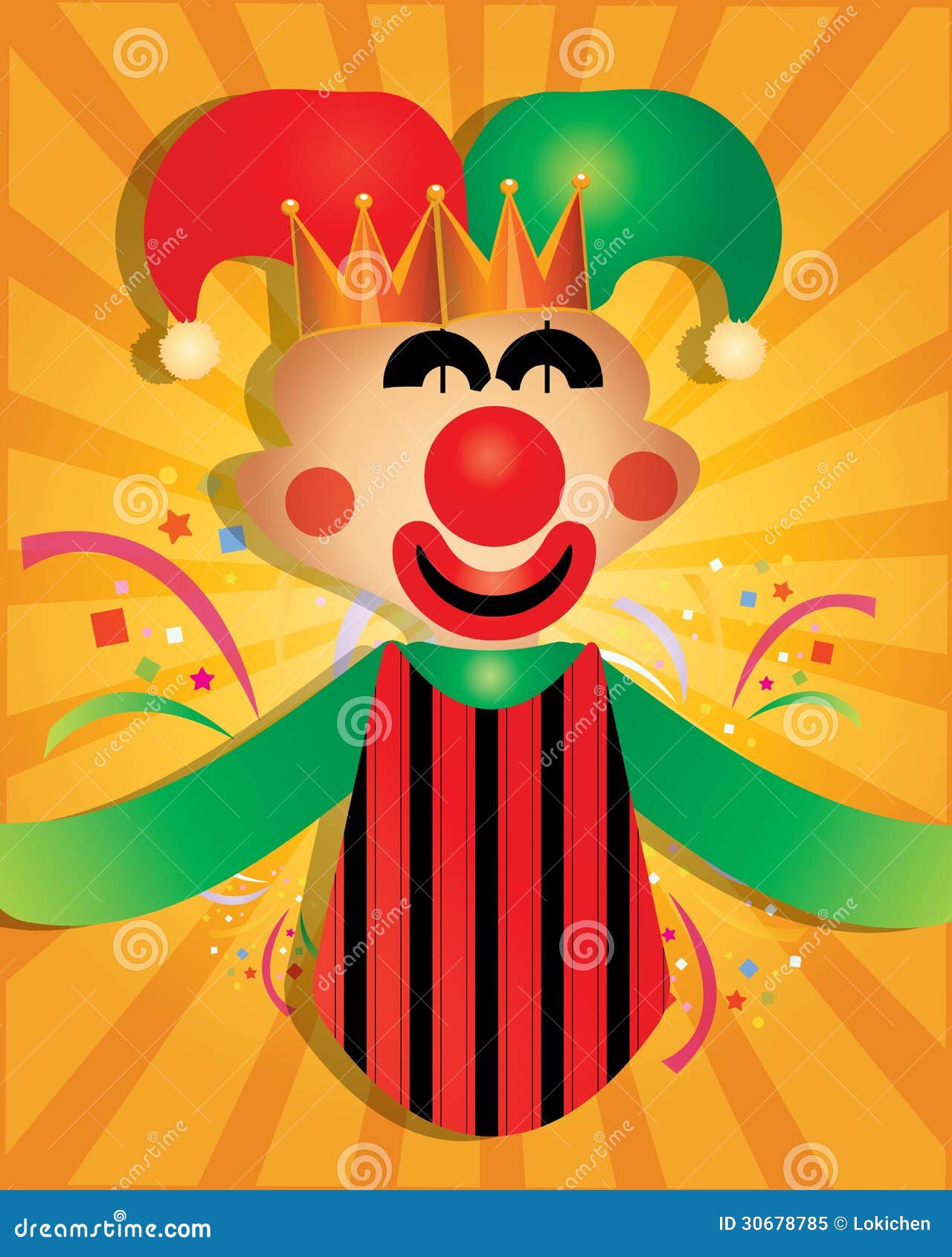 Clown Royalty-Free Stock Photography | CartoonDealer.com #30678785
