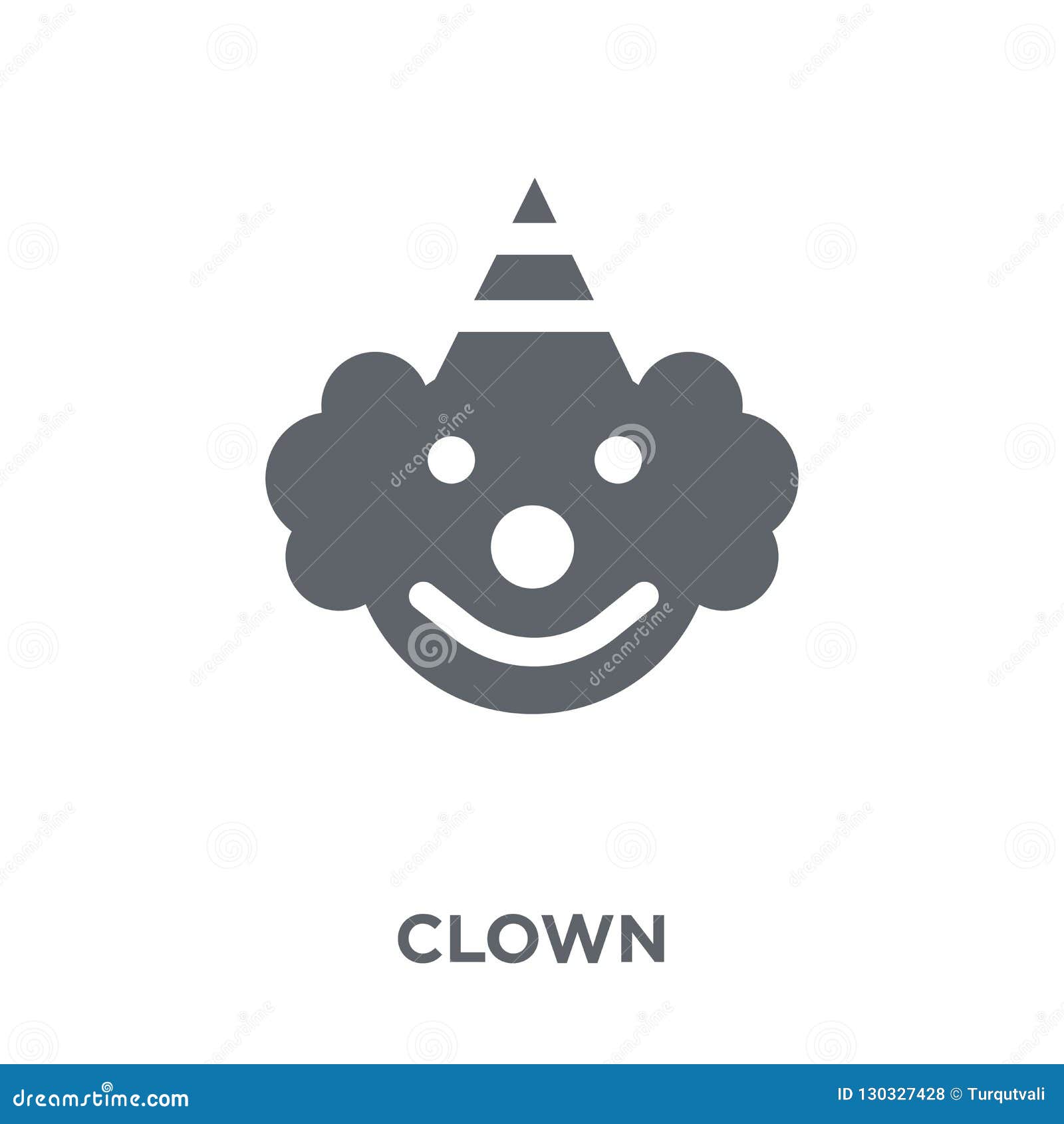 Clown Icon From Circus Collection. Stock Vector - Illustration of nose ...