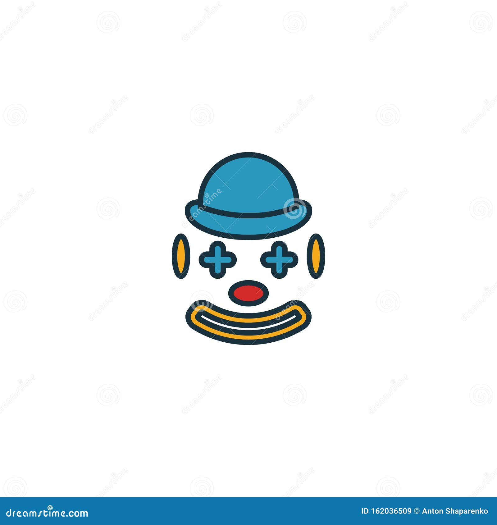 Clown Icon. Simple Element from Party Icon Icons Collection Stock ...
