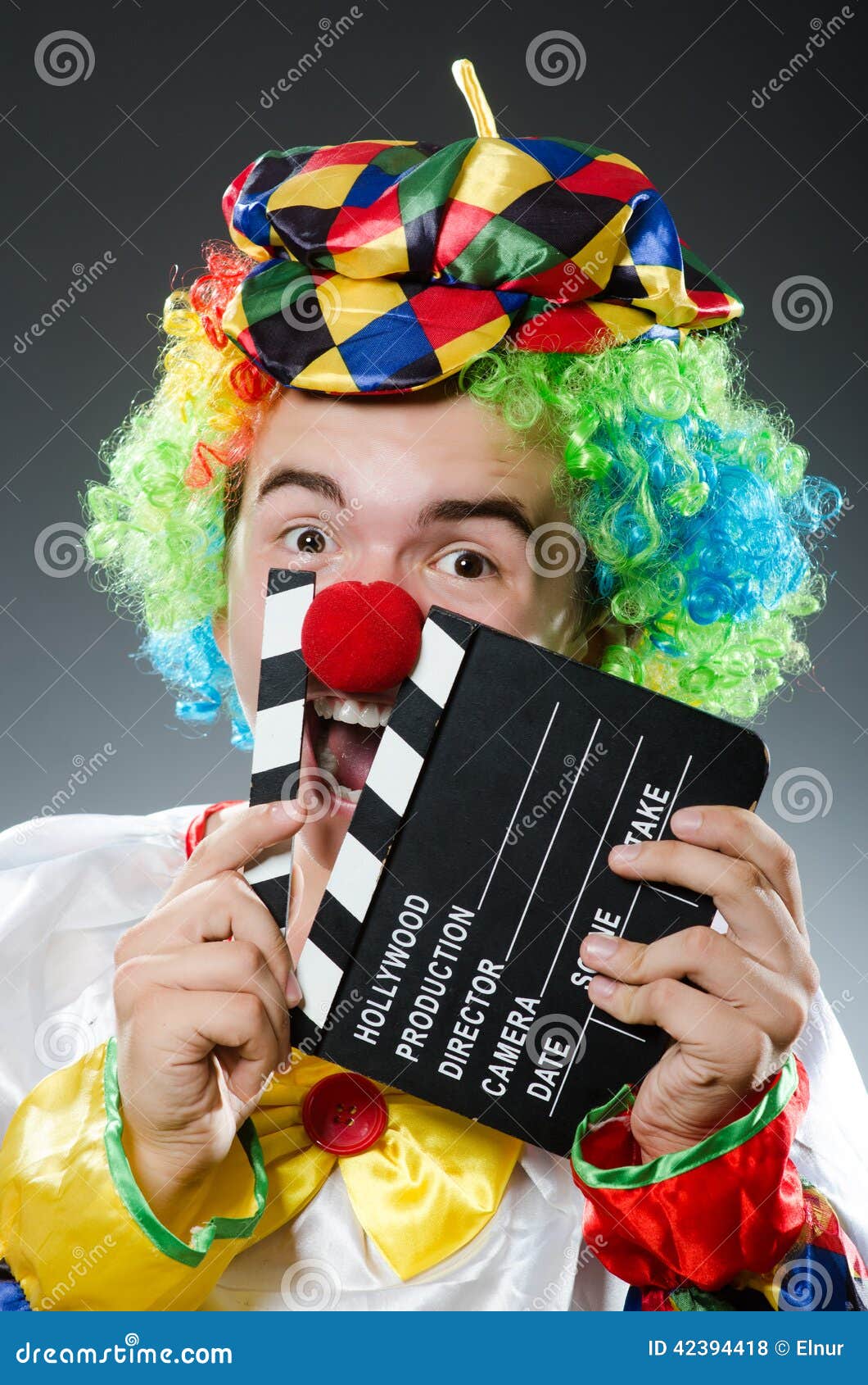 Clown stock photo. Image of costume, clap, birthday, formal - 42394418