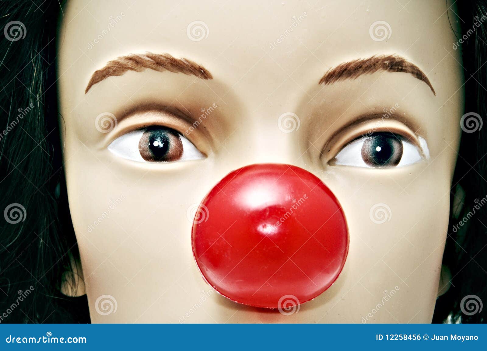 Clown nose stock photo. Image of humorous, melancholy - 12258456