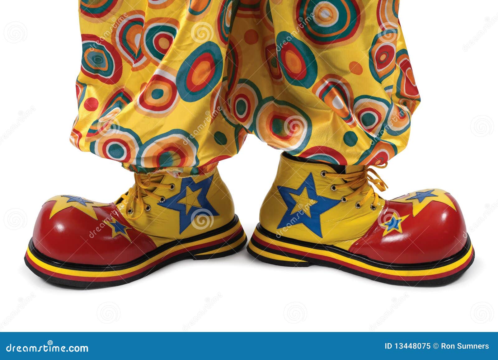 Clown shoes stock image. Image of entertainer, funny - 13448075