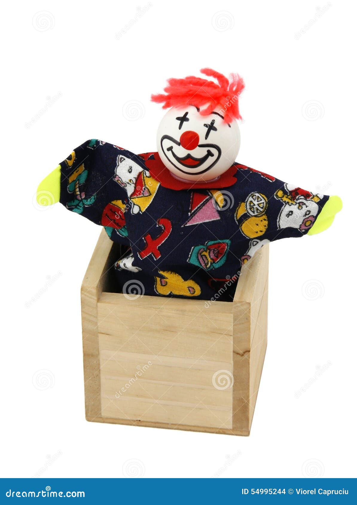 Clown toy stock photo. Image of farce, hello, clown, joke - 54995244