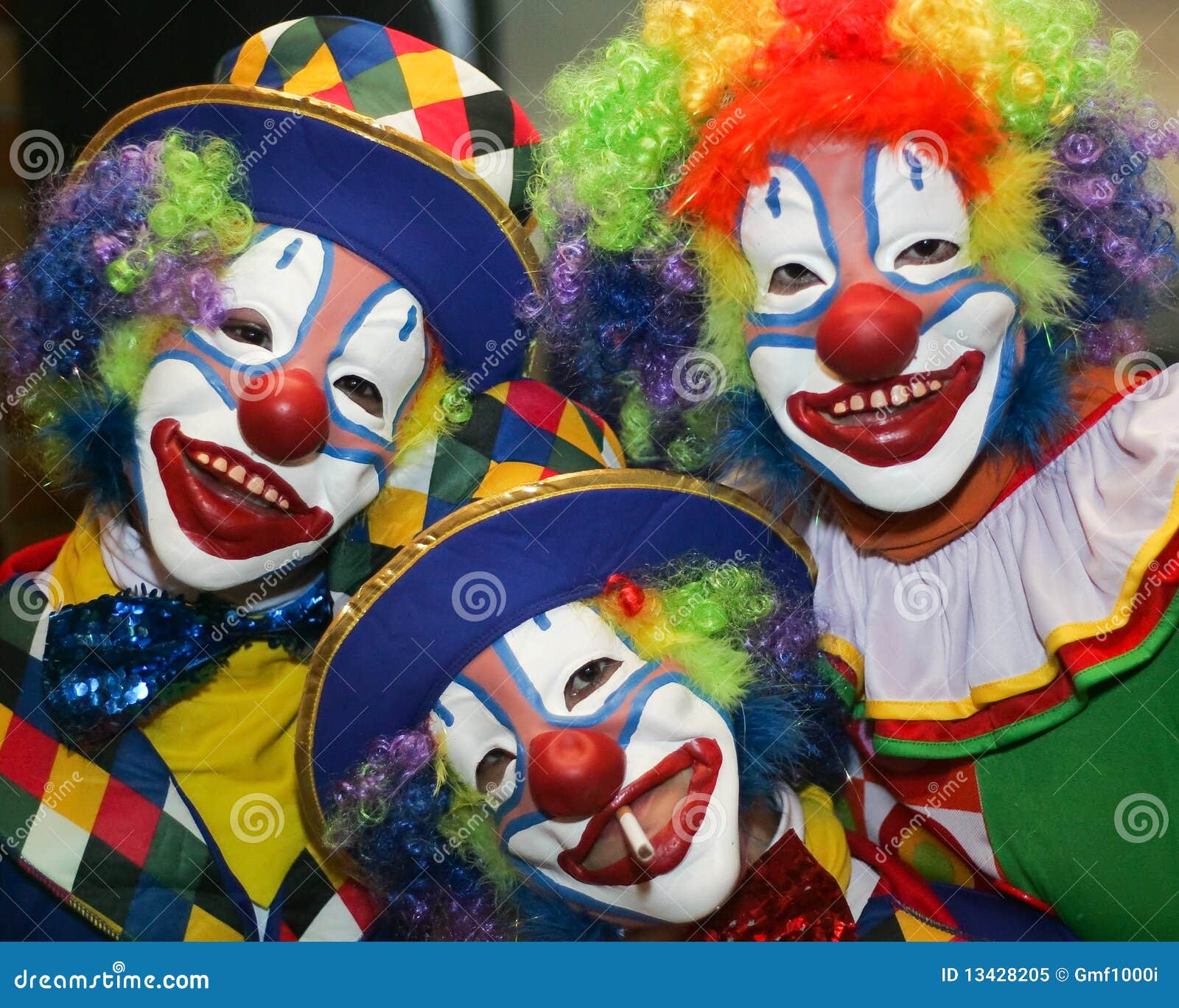 Clowns editorial image. Image of model, tradition, disguise - 13428205