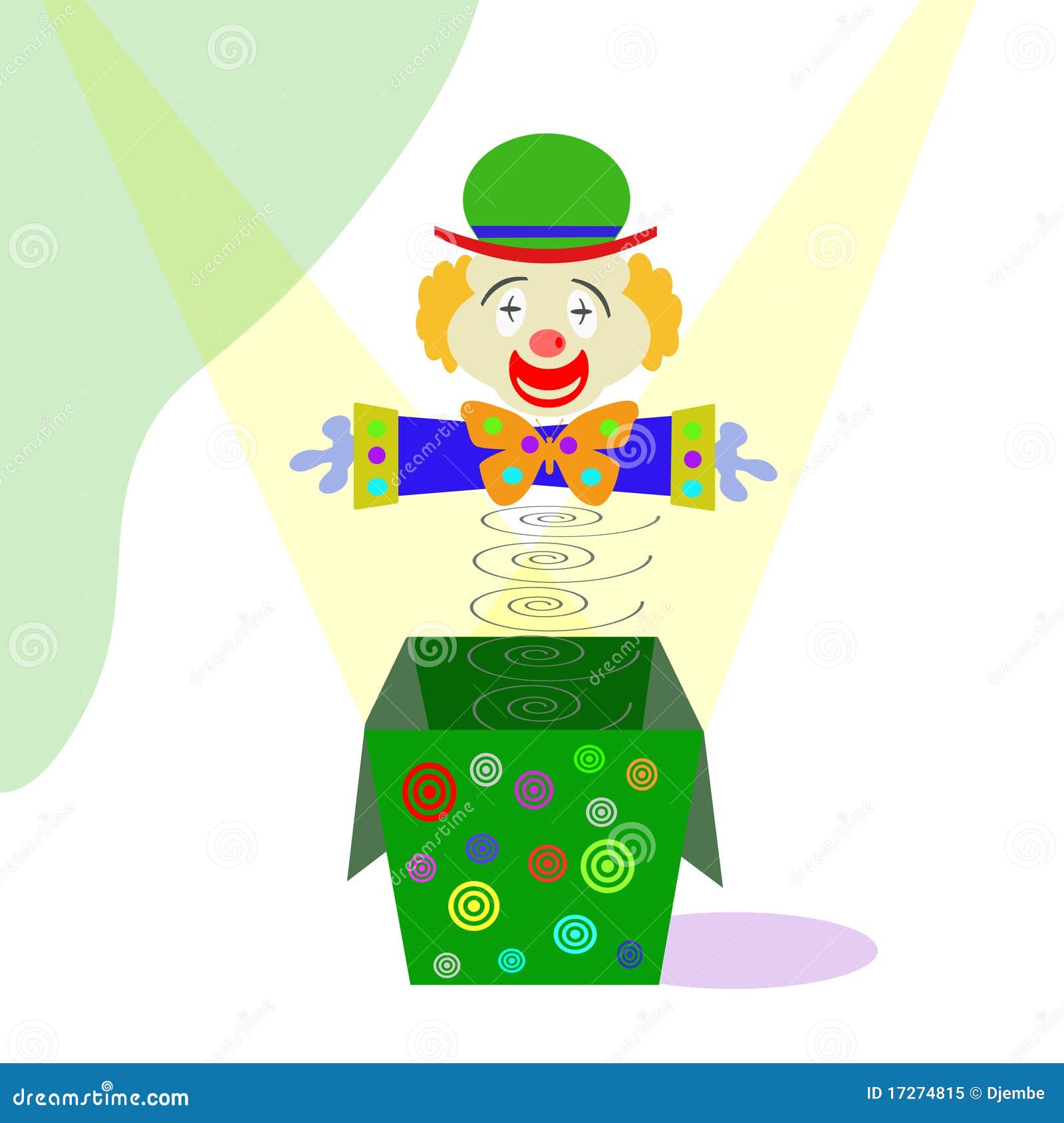 Clowns stock illustration. Illustration of puppet, spring - 17274815