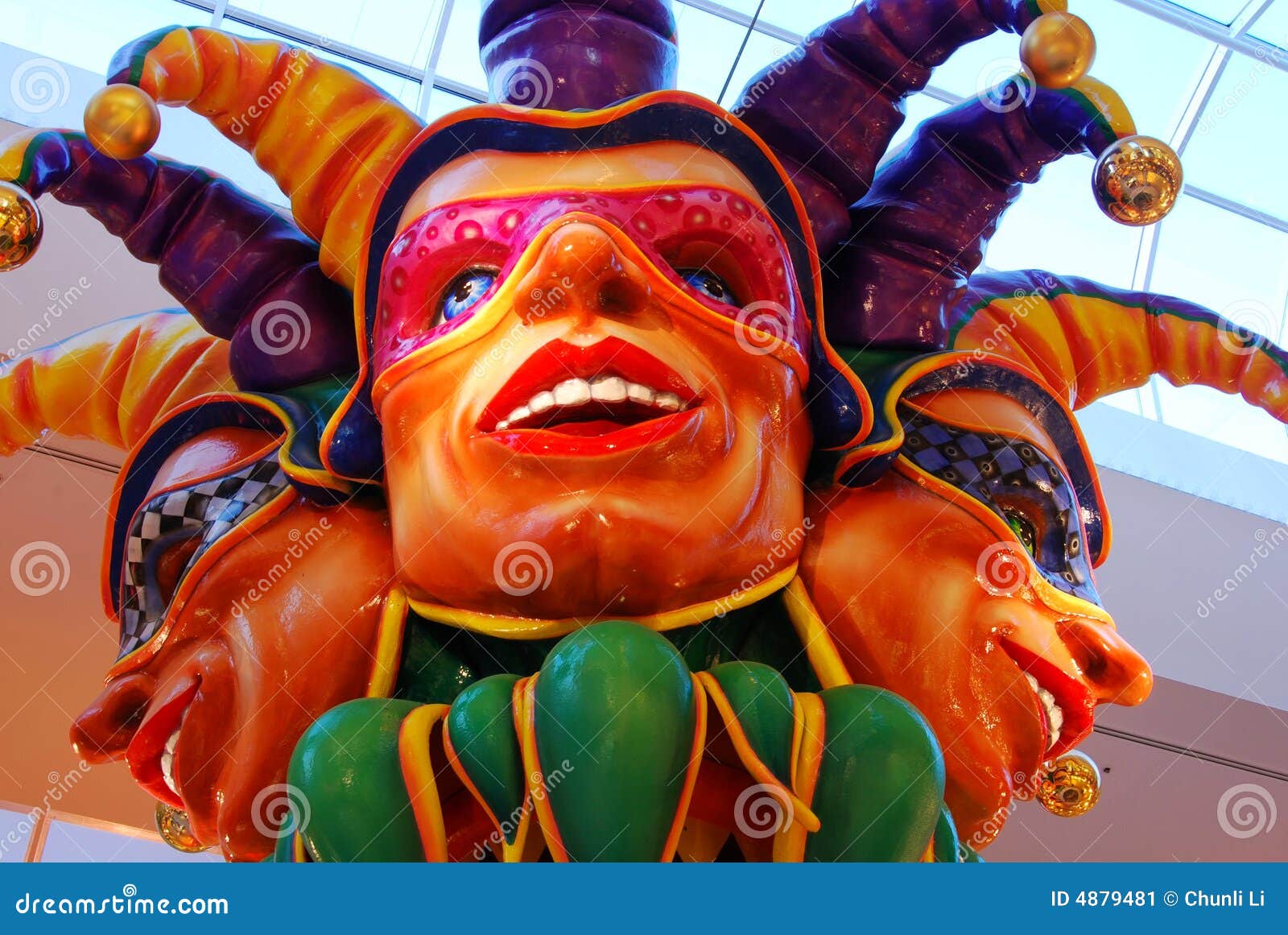 Clowns in shopping mall stock image. Image of amusement - 4879481