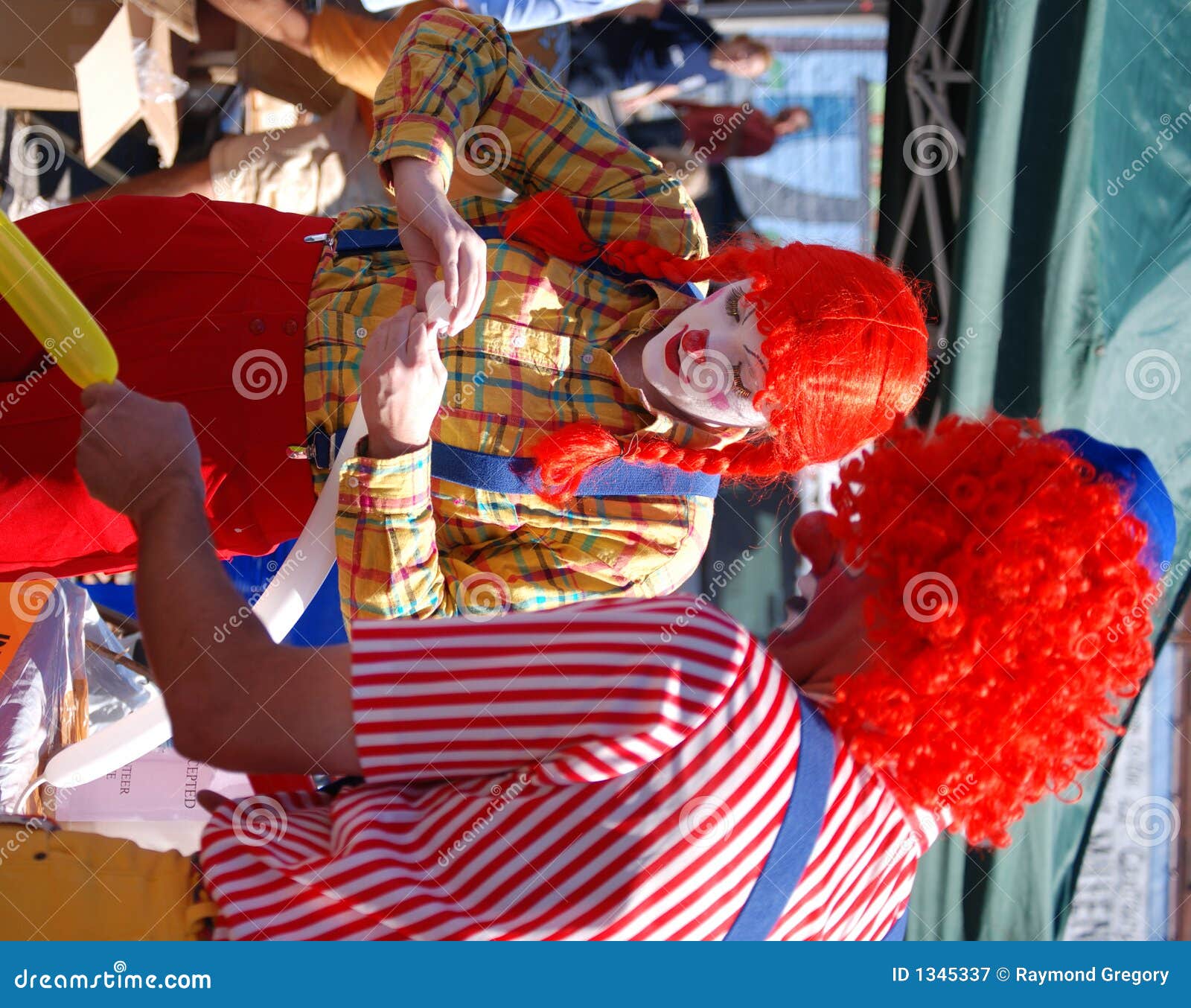 Clowns Smiling stock image. Image of fall, team, street - 1345337