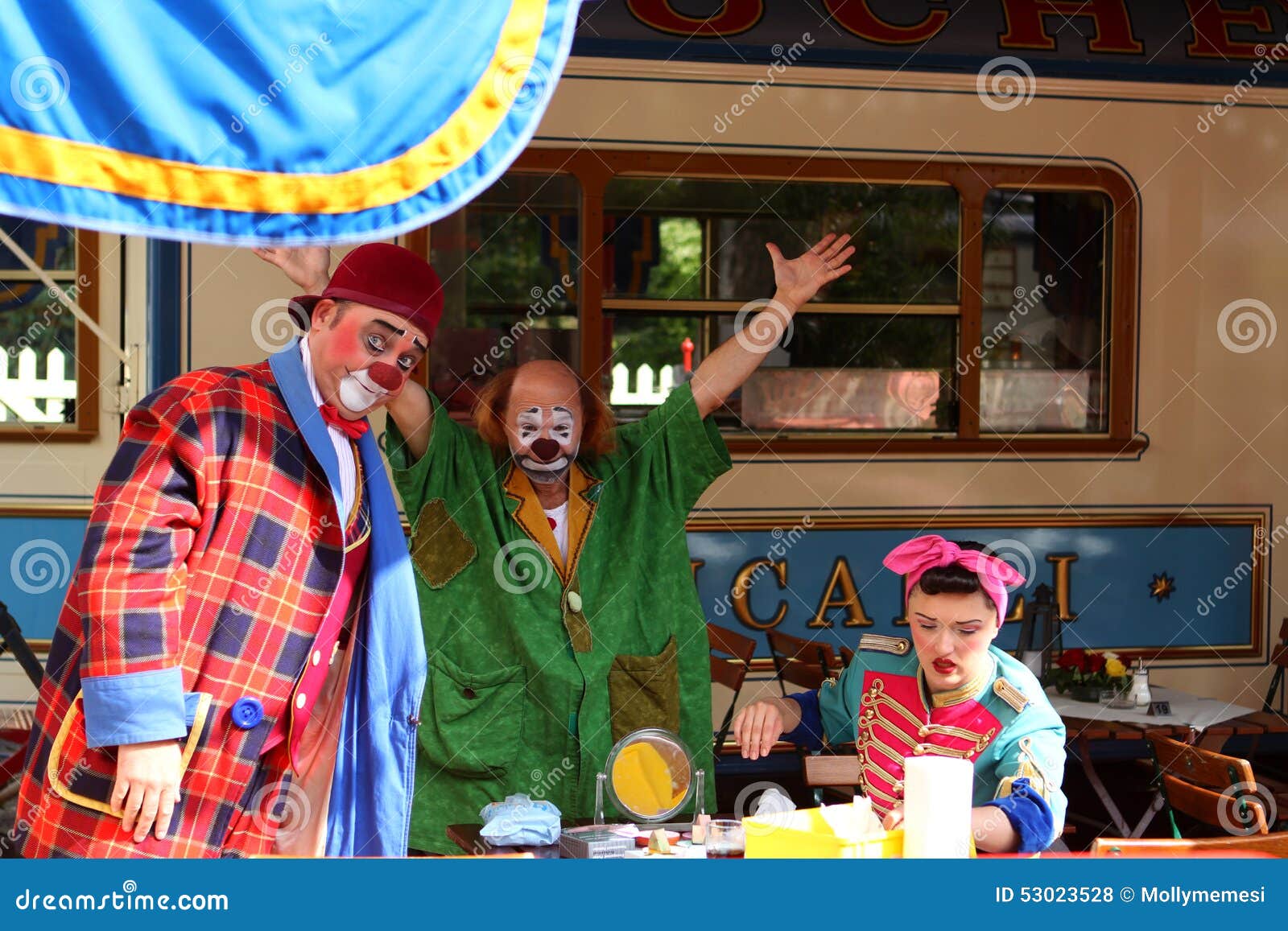Clowns on Their Coffee Break Editorial Stock Photo - Image of clown ...
