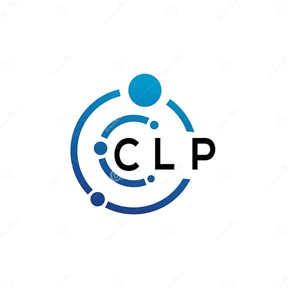 CLP Letter Logo Design on White Background. CLP Creative Initials ...
