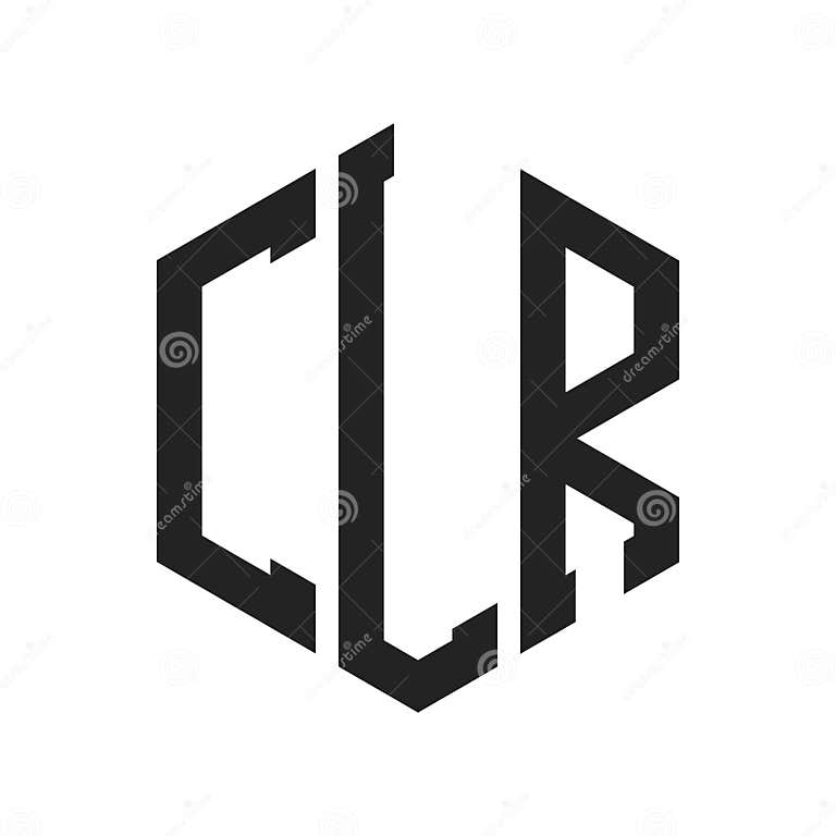 CLR Logo Design. Initial Letter CLR Monogram Logo Using Hexagon Shape ...