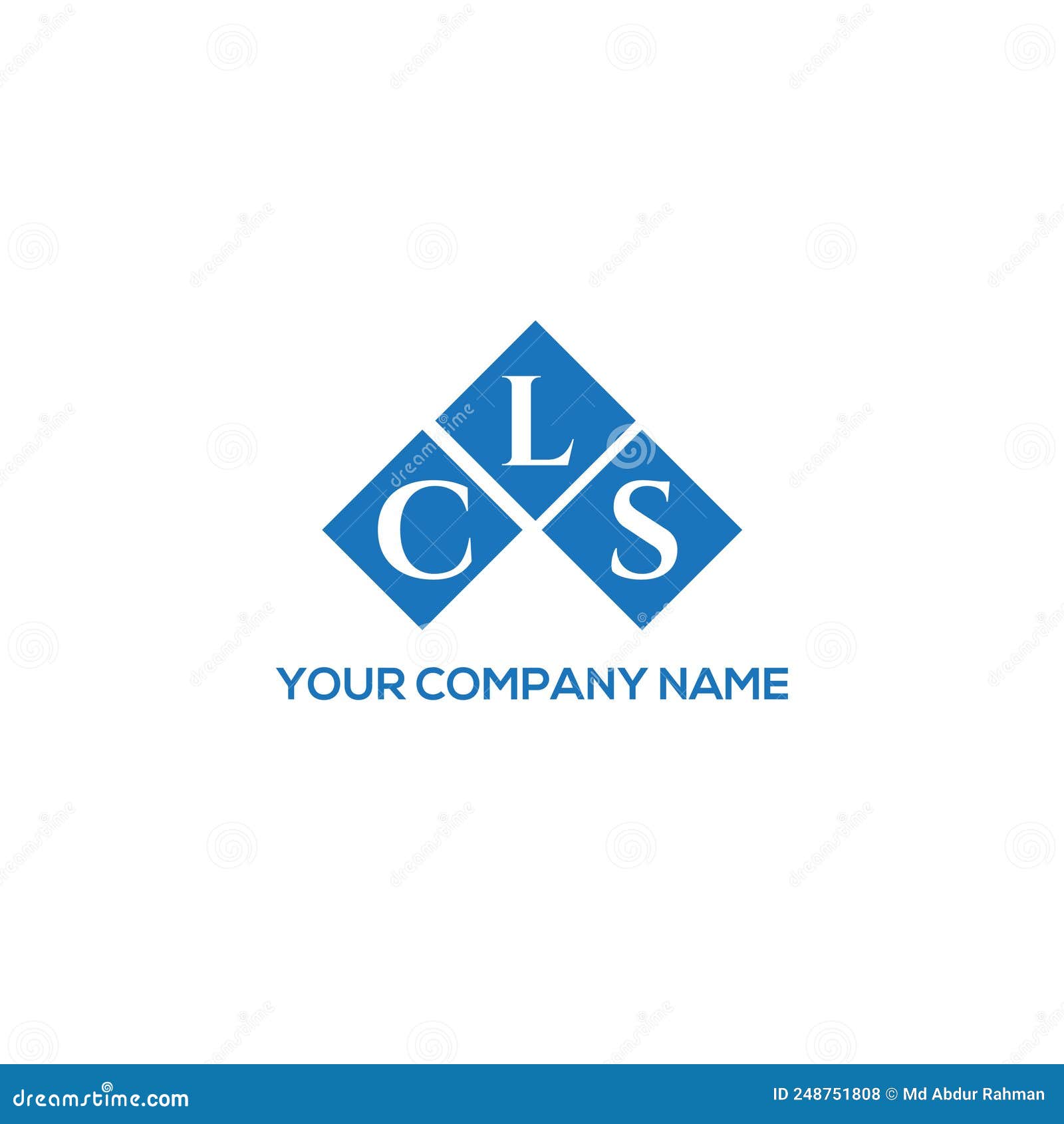 CLS Letter Logo Design on WHITE Background. CLS Creative Initials ...