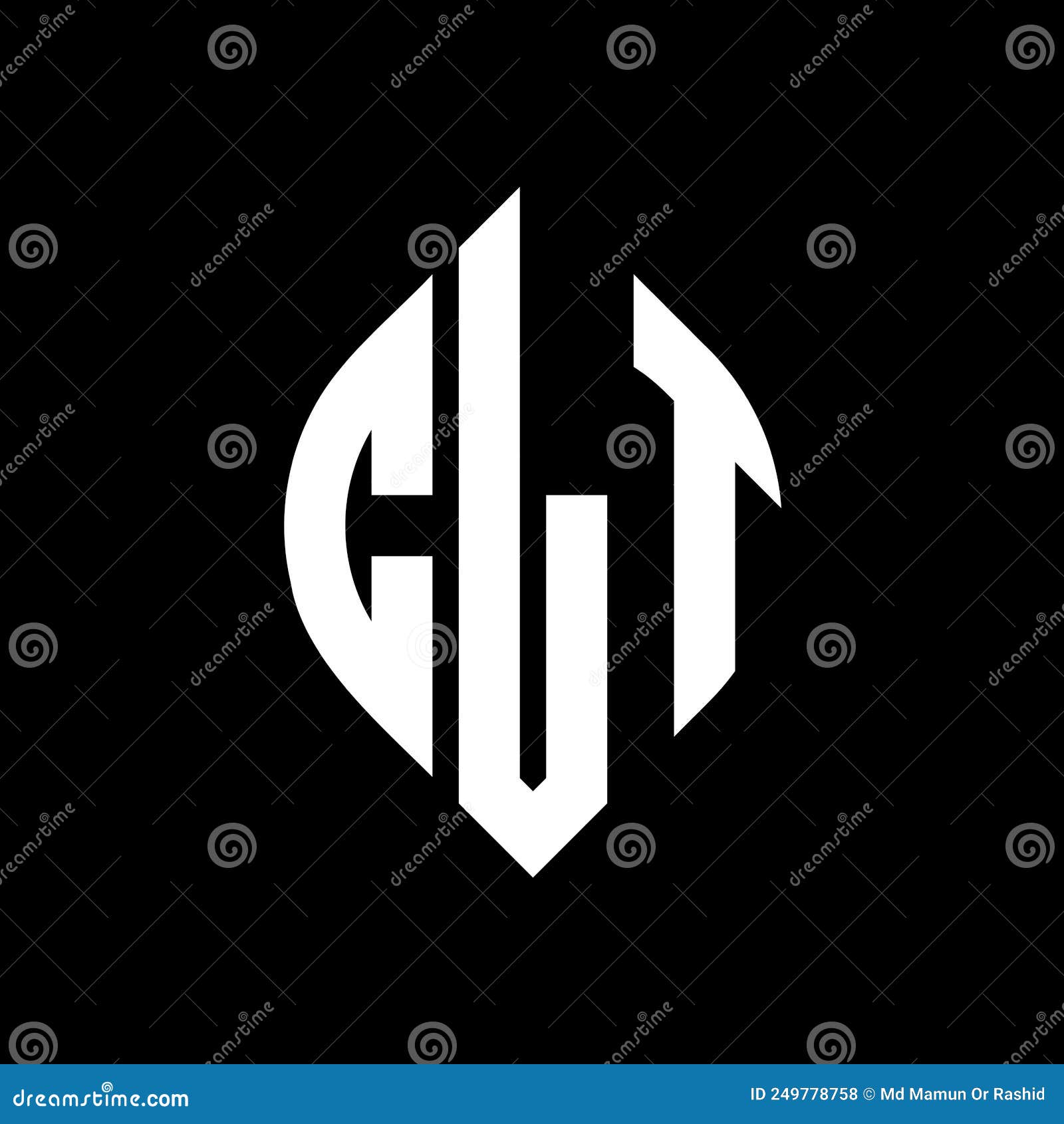 CLT Circle Letter Logo Design with Circle and Ellipse Shape. CLT ...