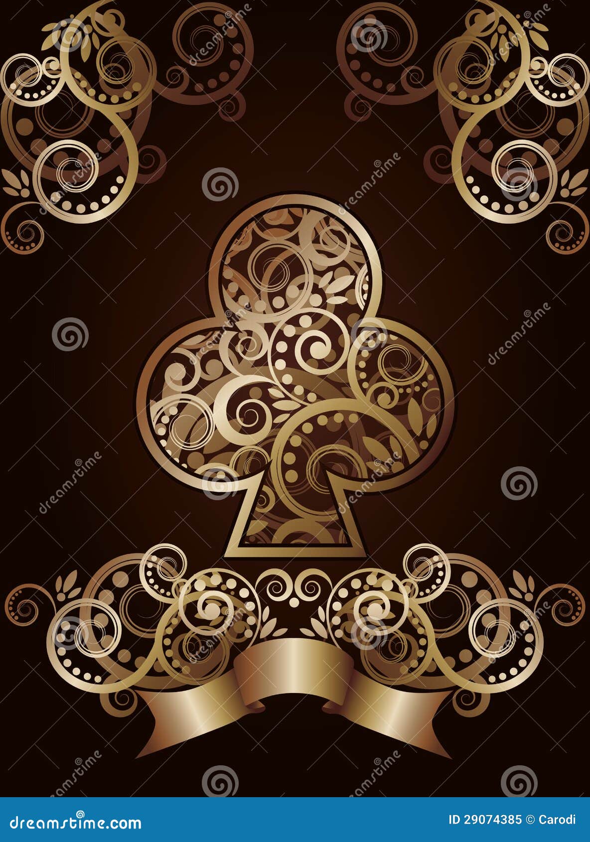 Club Ace Poker Playing Cards Stock Vector - Illustration of holdem ...