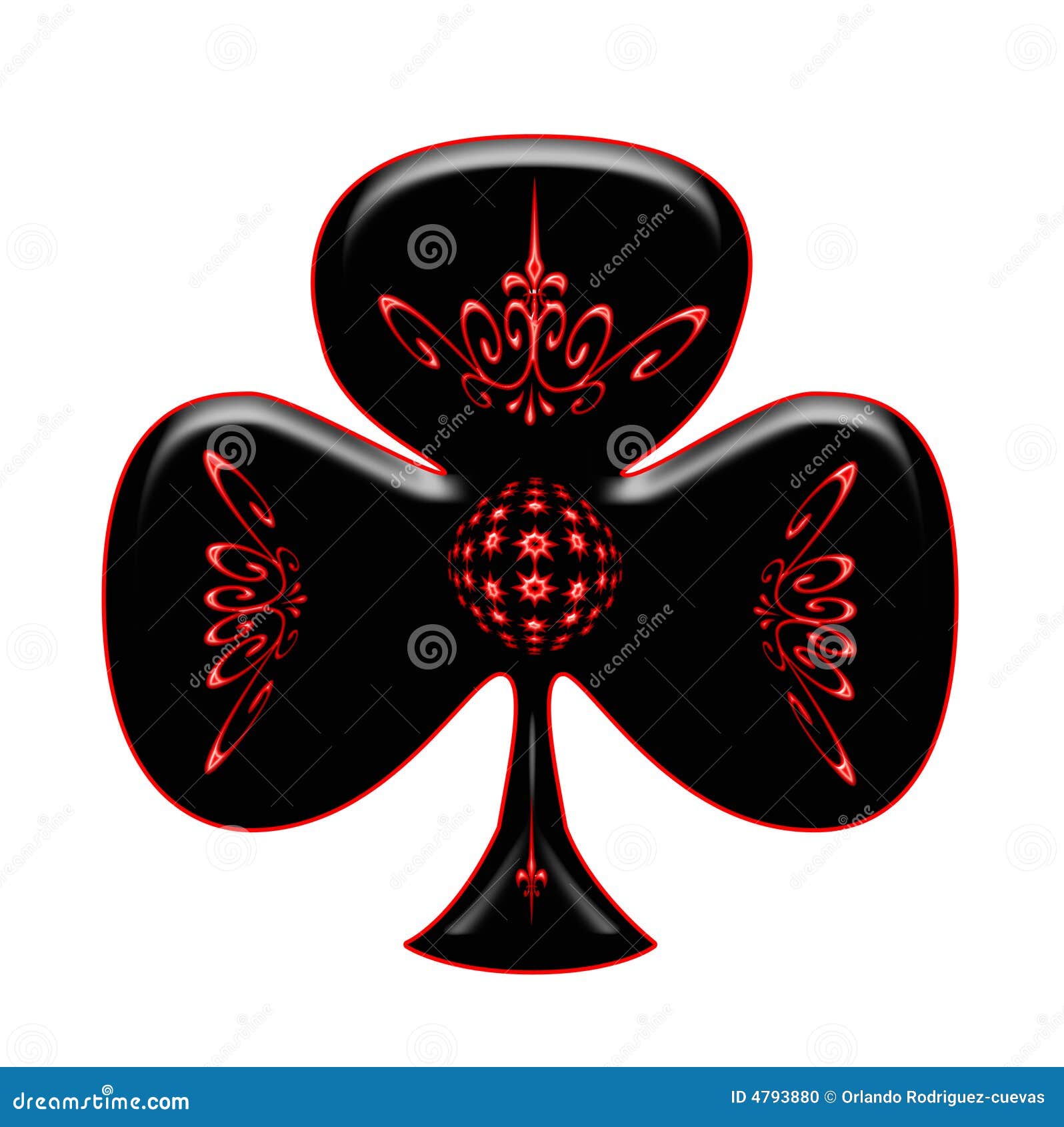 Club for Cards stock illustration. Illustration of suit - 4793880