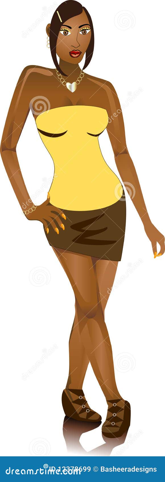 Club Girl 7 stock vector. Illustration of celebration - 12378699