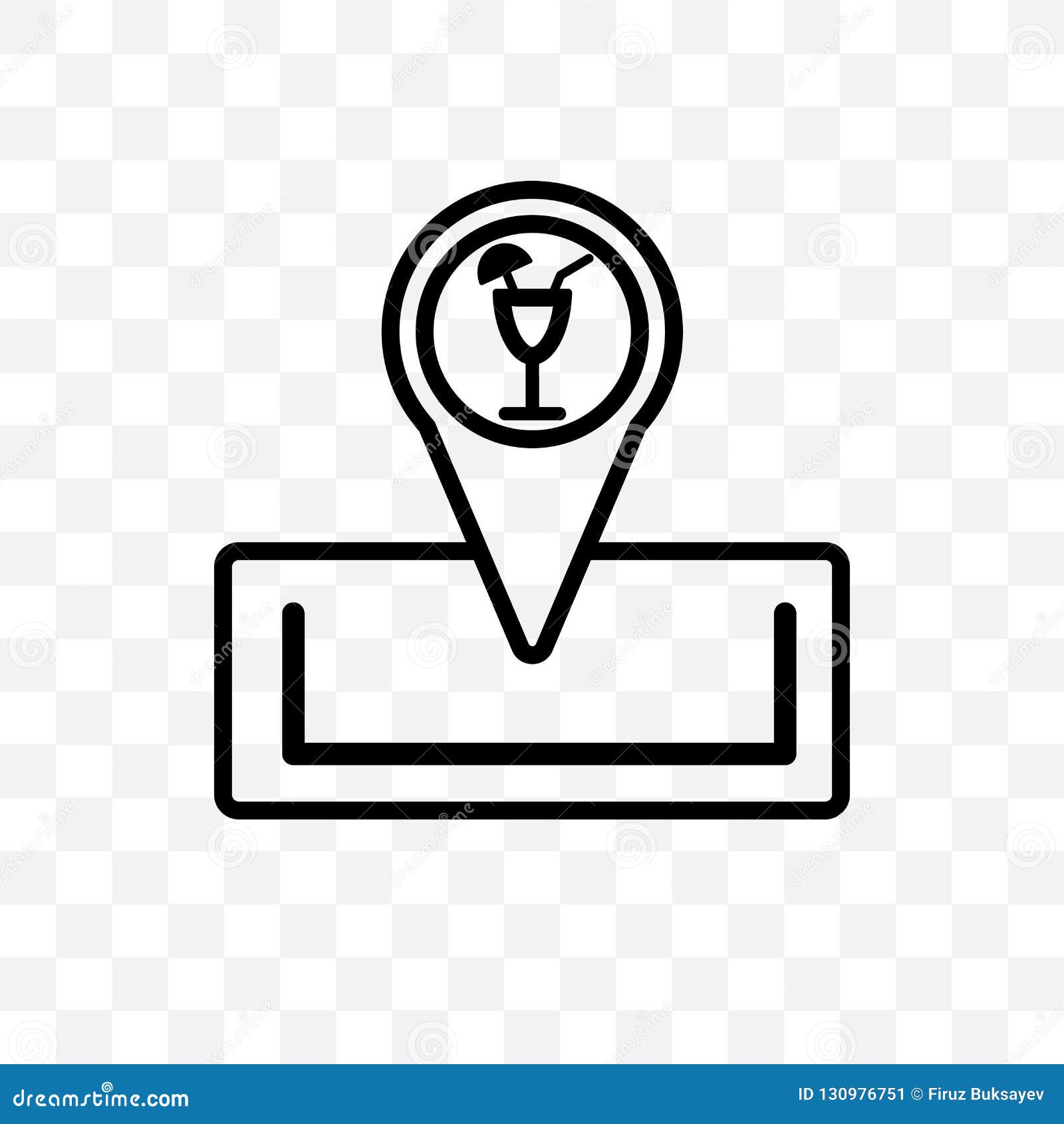 Club Location Icon. Trendy Flat Vector Club Location Icon On White ...