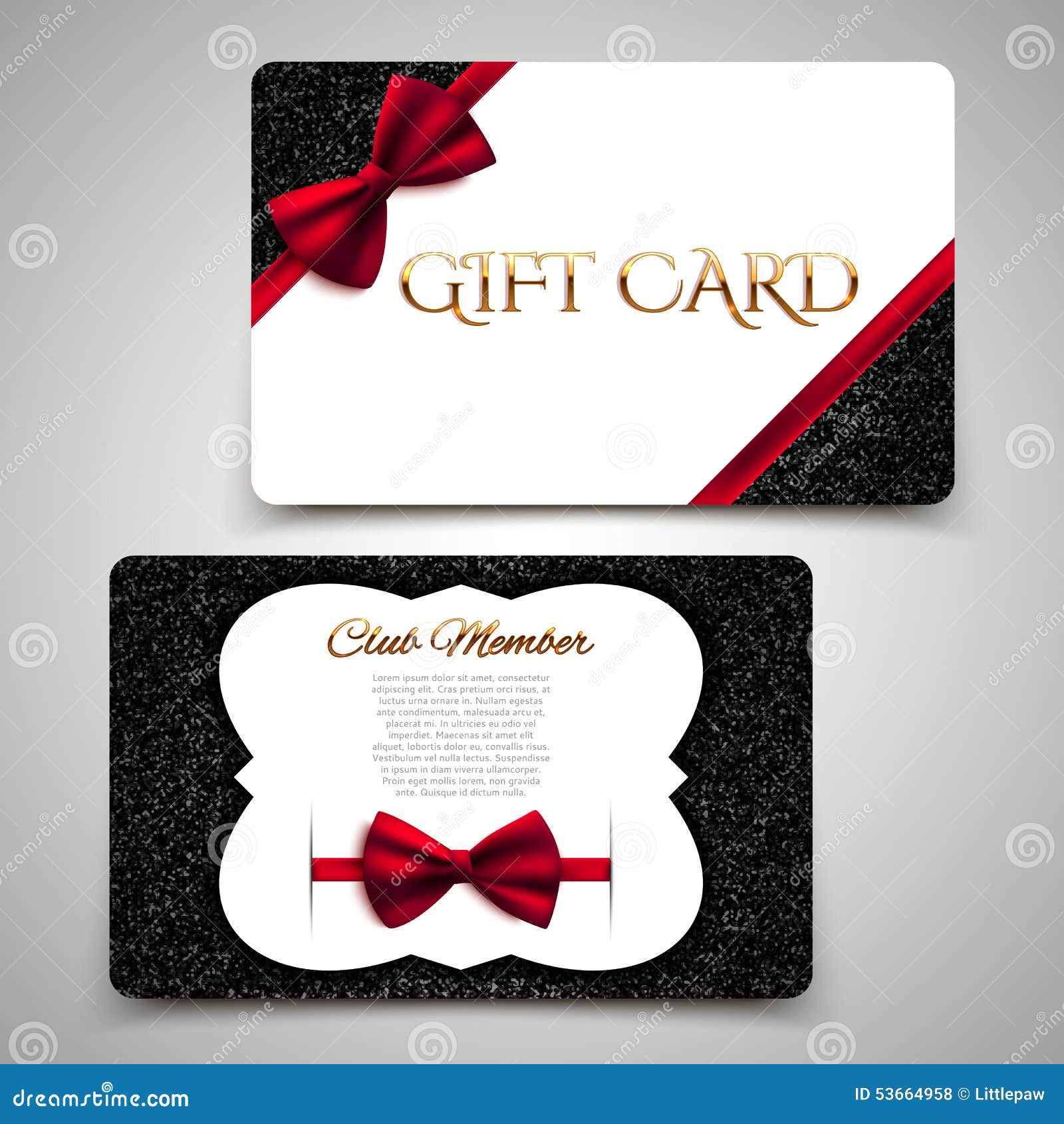 Club Member Vector Card, Gentlemen Club, Vip Card, Black Bow ...