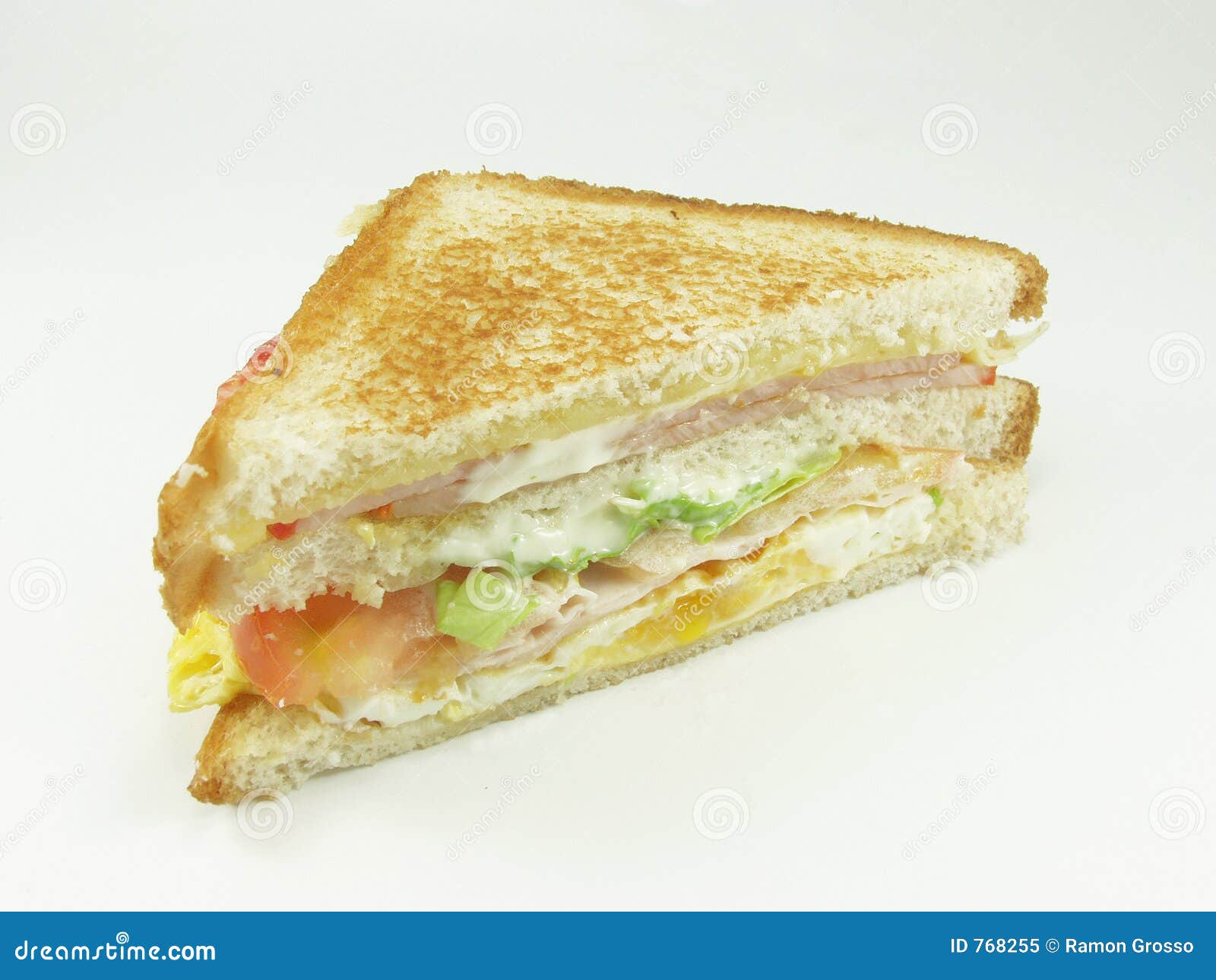 Club Sandwich stock image. Image of club, bread, lettuce - 768255