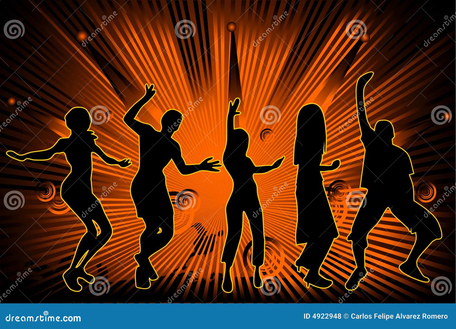 Club vector composition stock vector. Illustration of night - 4922948