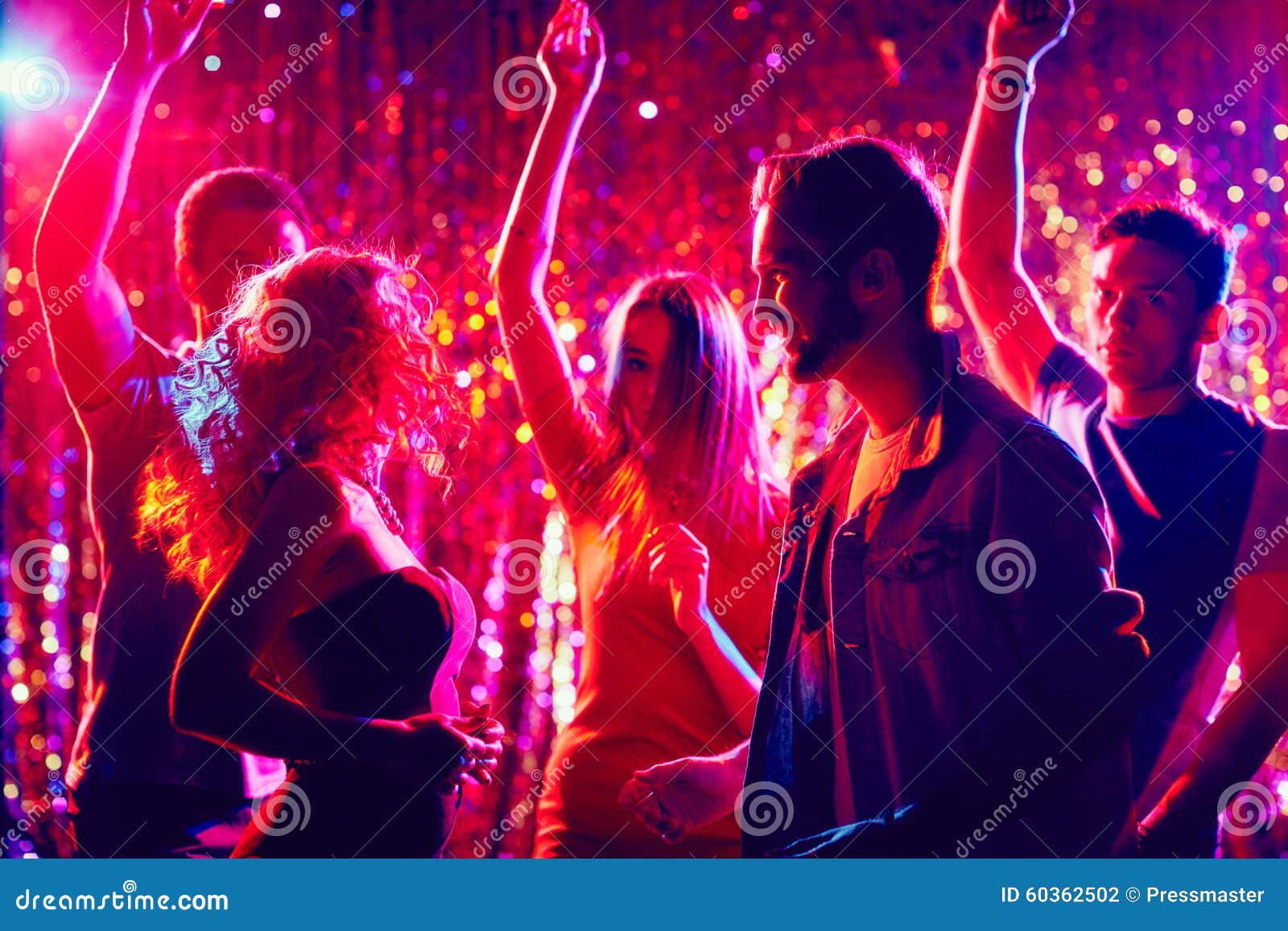 Clubbers at disco stock photo. Image of nightclub, women - 60362502