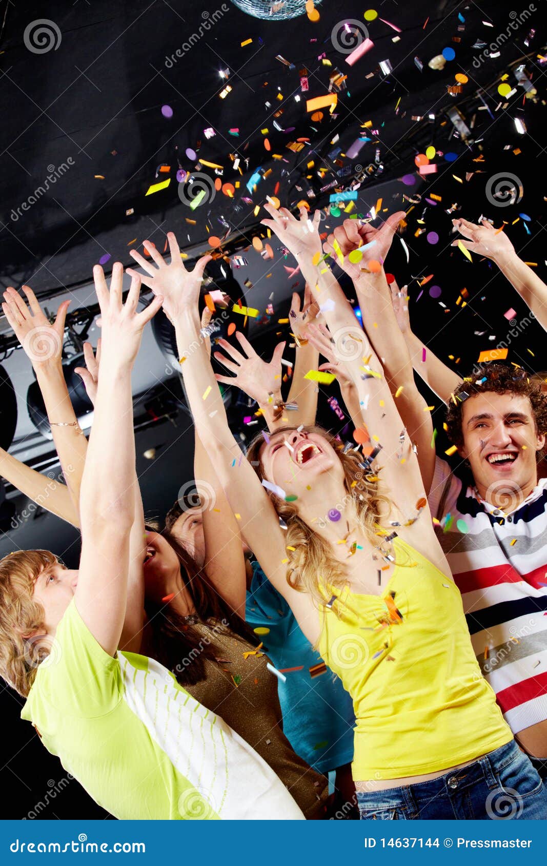 Clubbers having fun stock photo. Image of friendship - 14637144