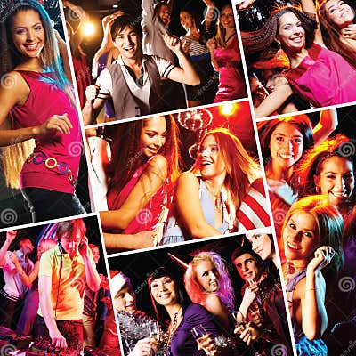 Clubbing stock photo. Image of dynamic, group, energetic - 16755186