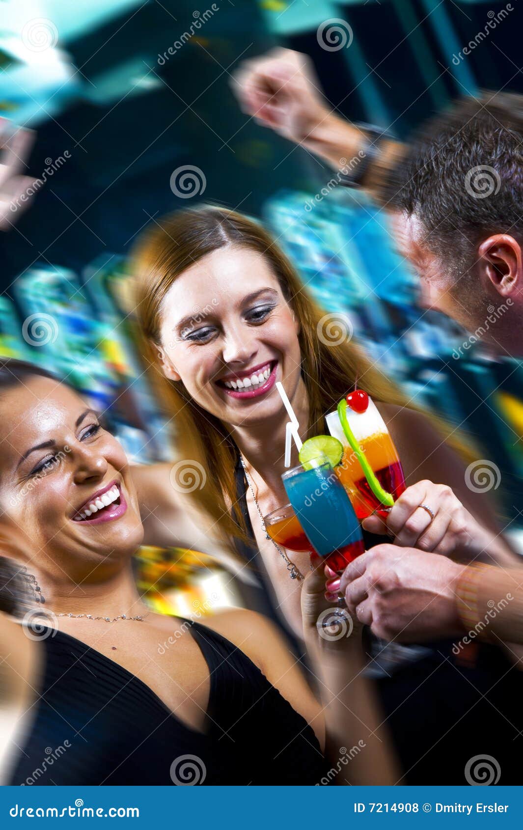 Clubbing stock photo. Image of glasses, girl, date, cocktail - 7214908