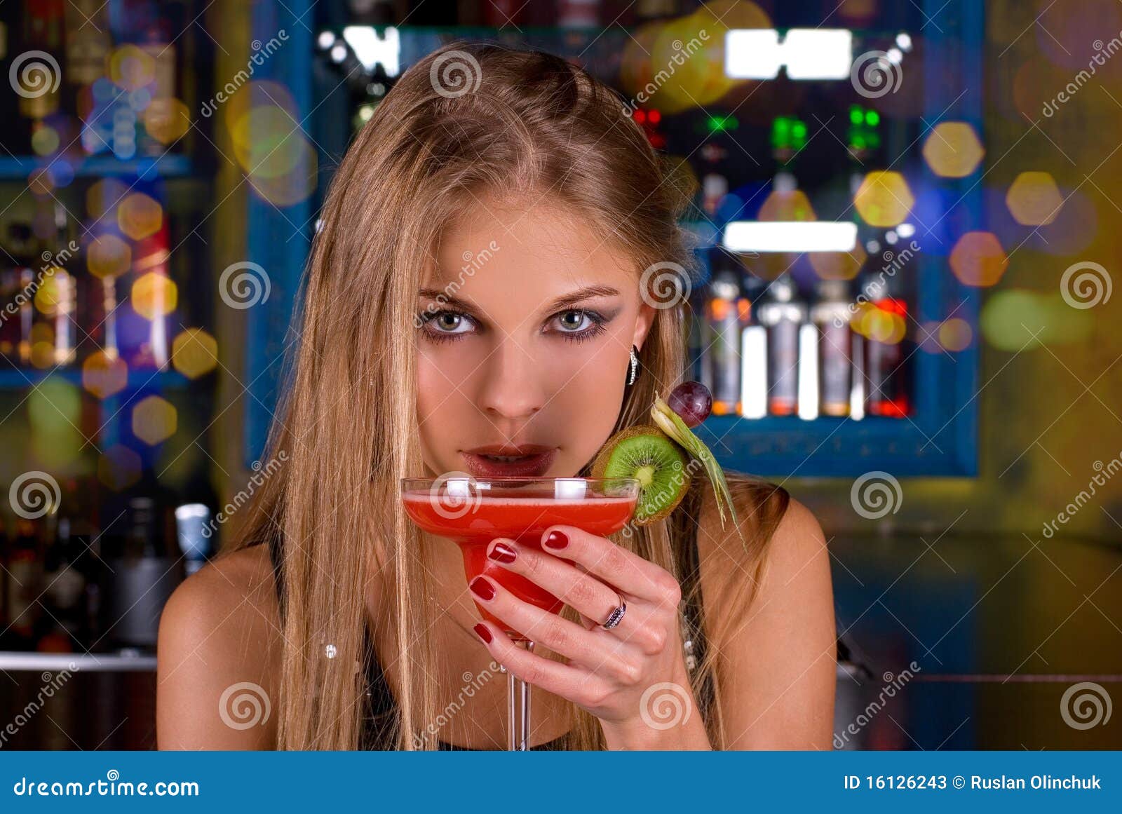 Clubbing girl stock image. Image of disco, martini, celebration - 16126243