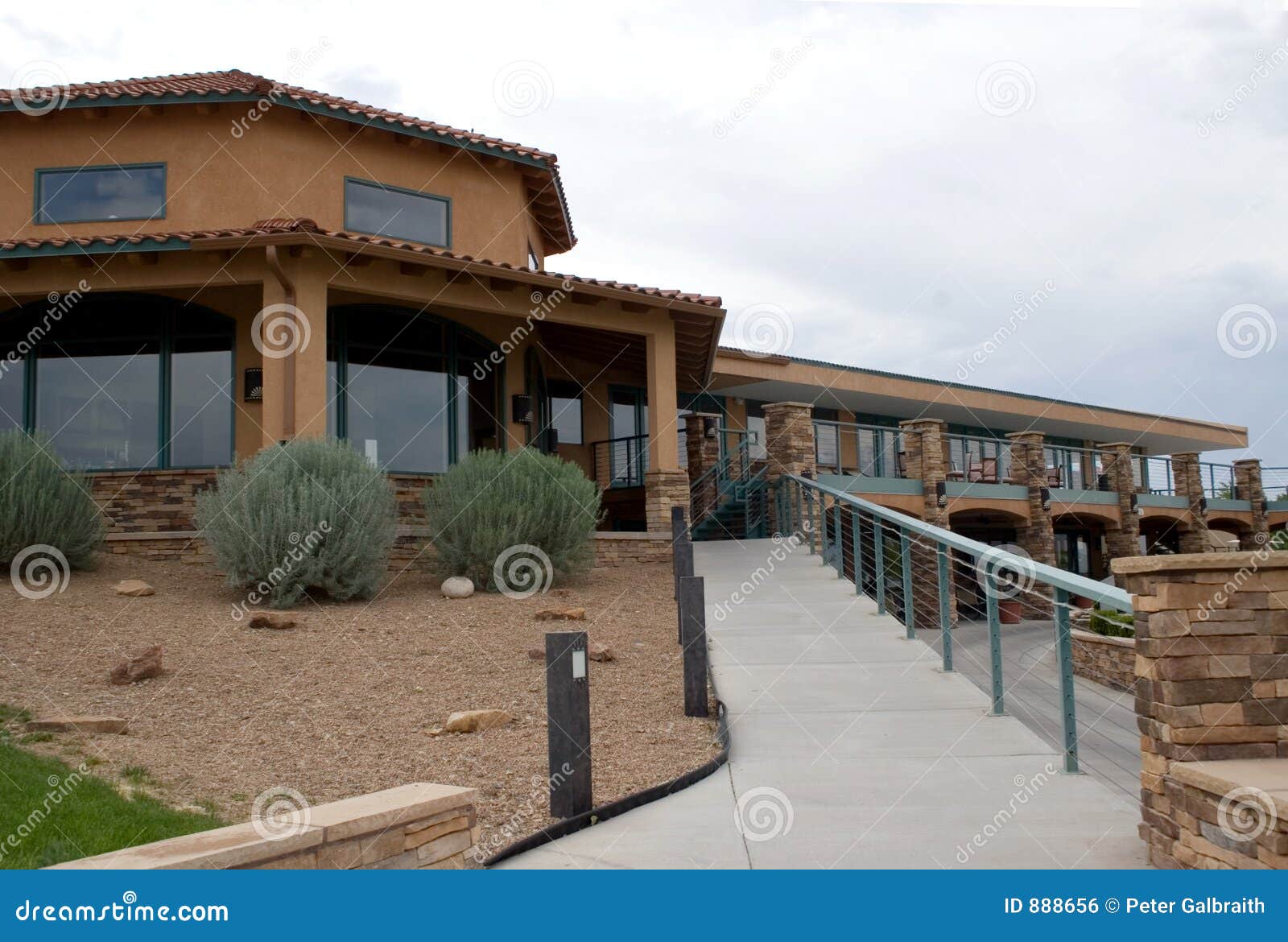 Clubhouse entrance stock photo. Image of club, building - 888656