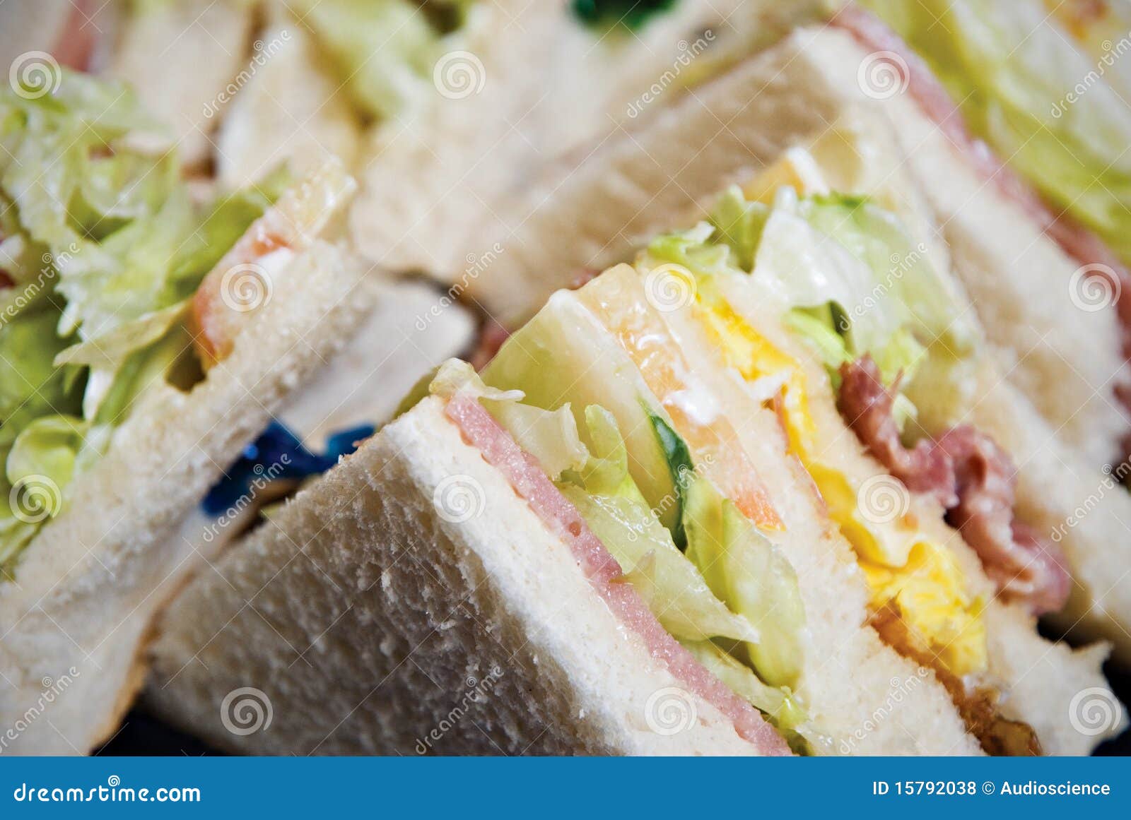 Clubhouse Sandwich stock photo. Image of full, chicken - 15792038
