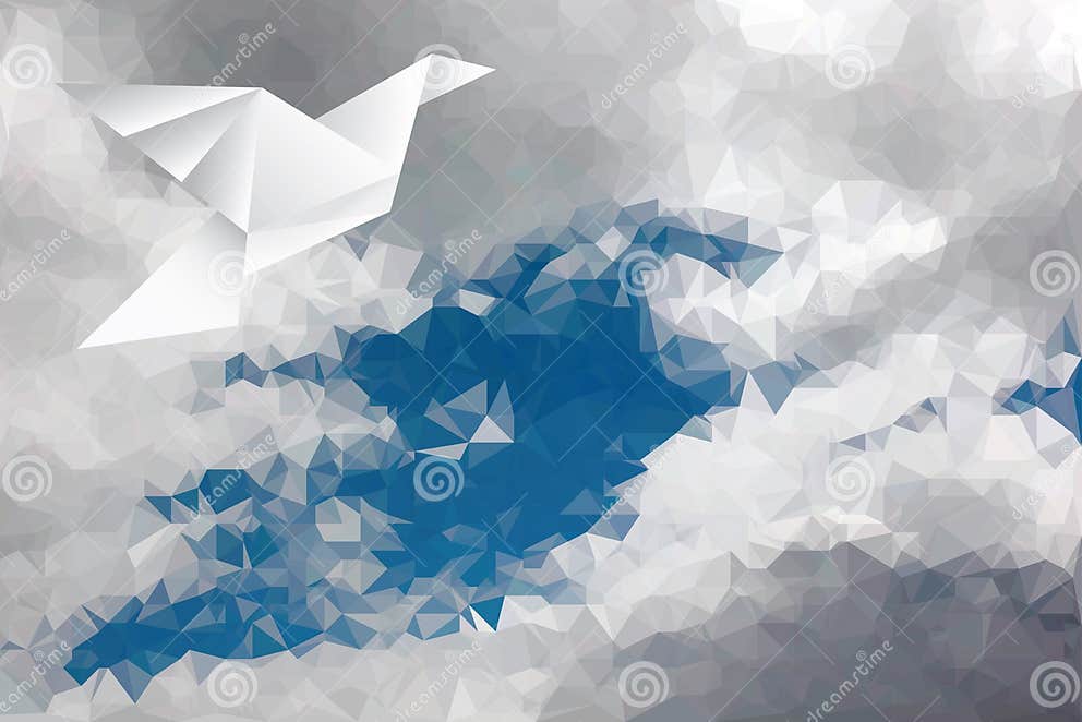 Cludy bird stock vector. Illustration of drawing, craft - 87733469