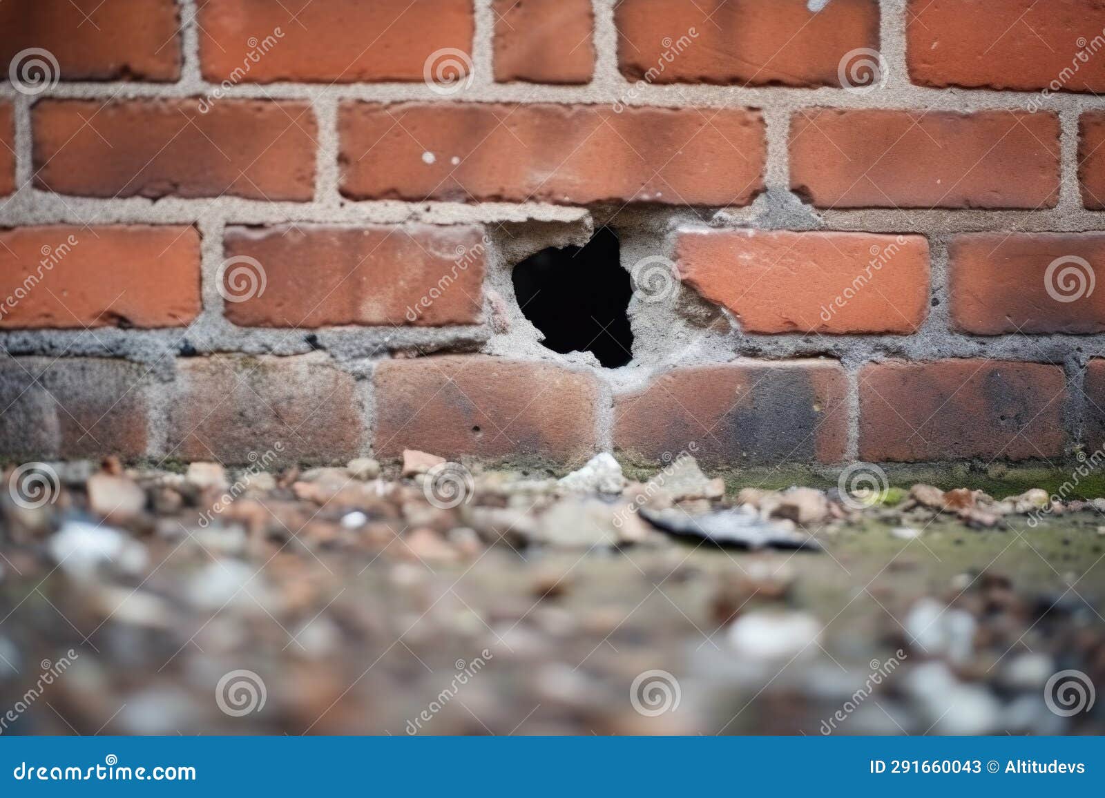 Clue Hidden Behind Loose Bricks in a Wall Stock Image - Image of ...