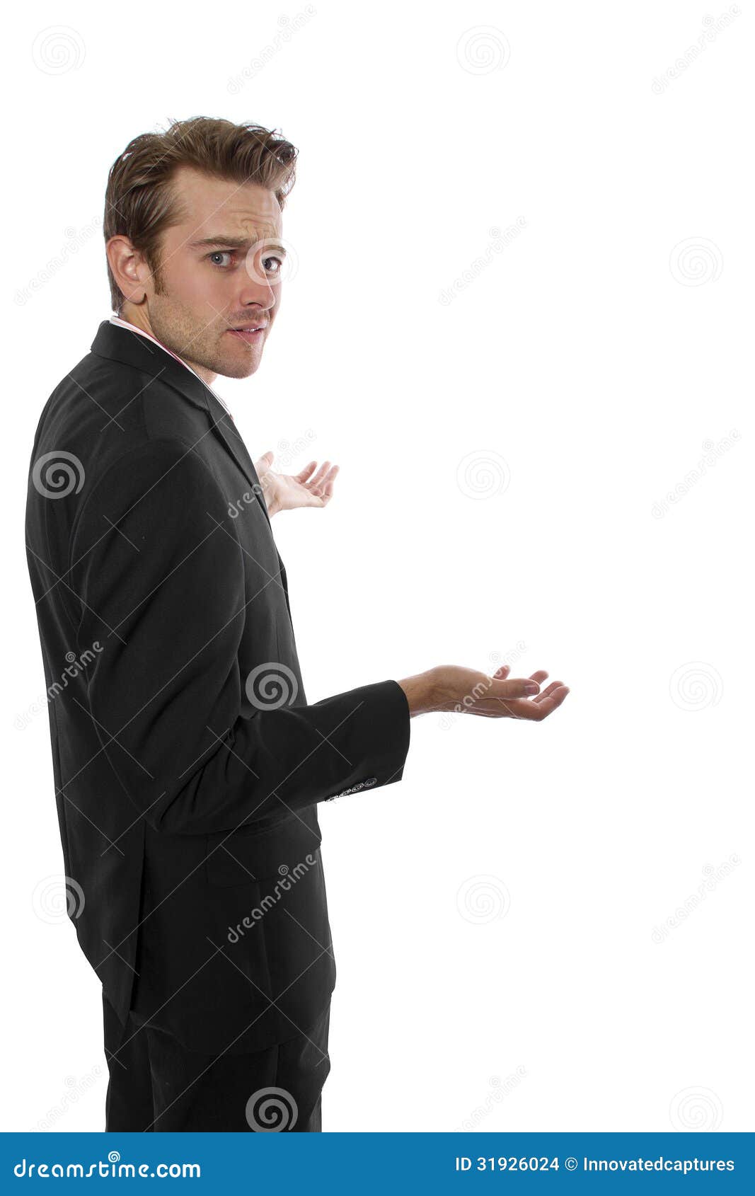 Clueless stock photo. Image of isolated, composite, business - 31926024