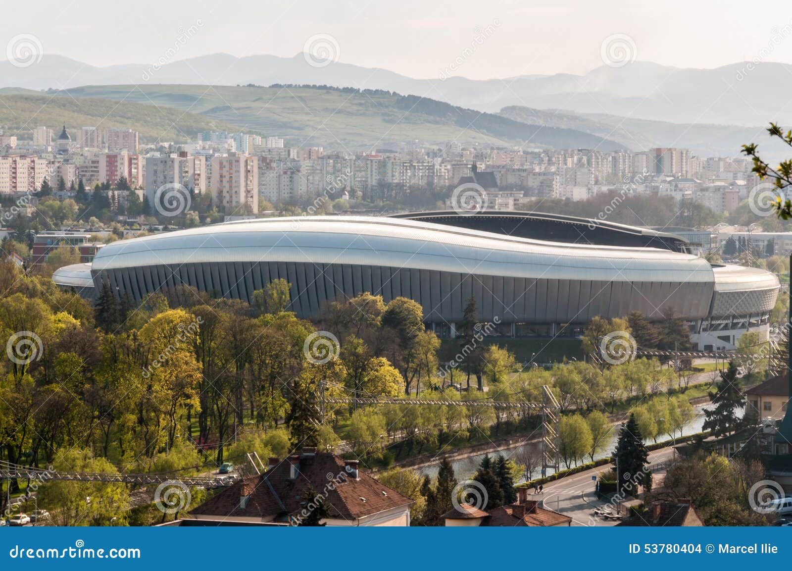 Cluj Arena editorial stock image. Image of line, soccer - 53780404