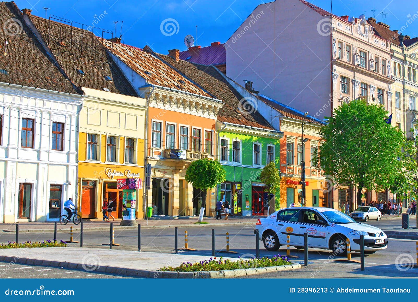 Cluj-Napoca city editorial stock photo. Image of roof - 28396213