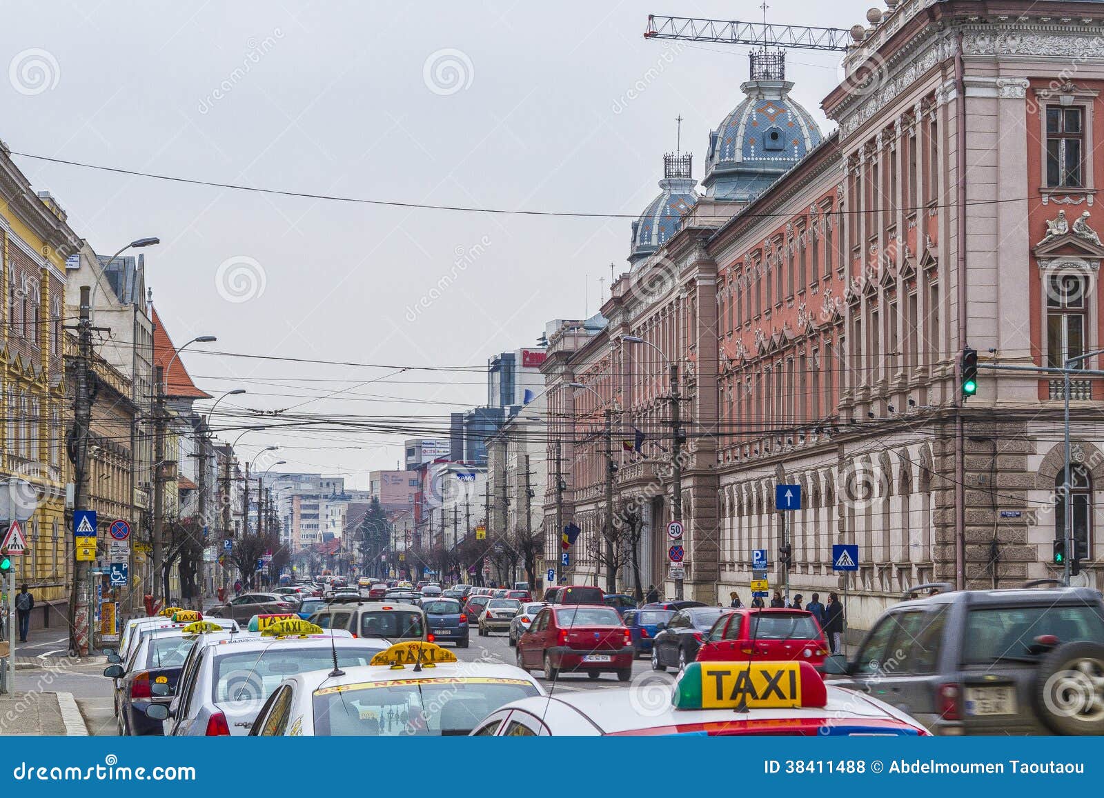 Cluj-Napoca city editorial stock photo. Image of street - 38411488