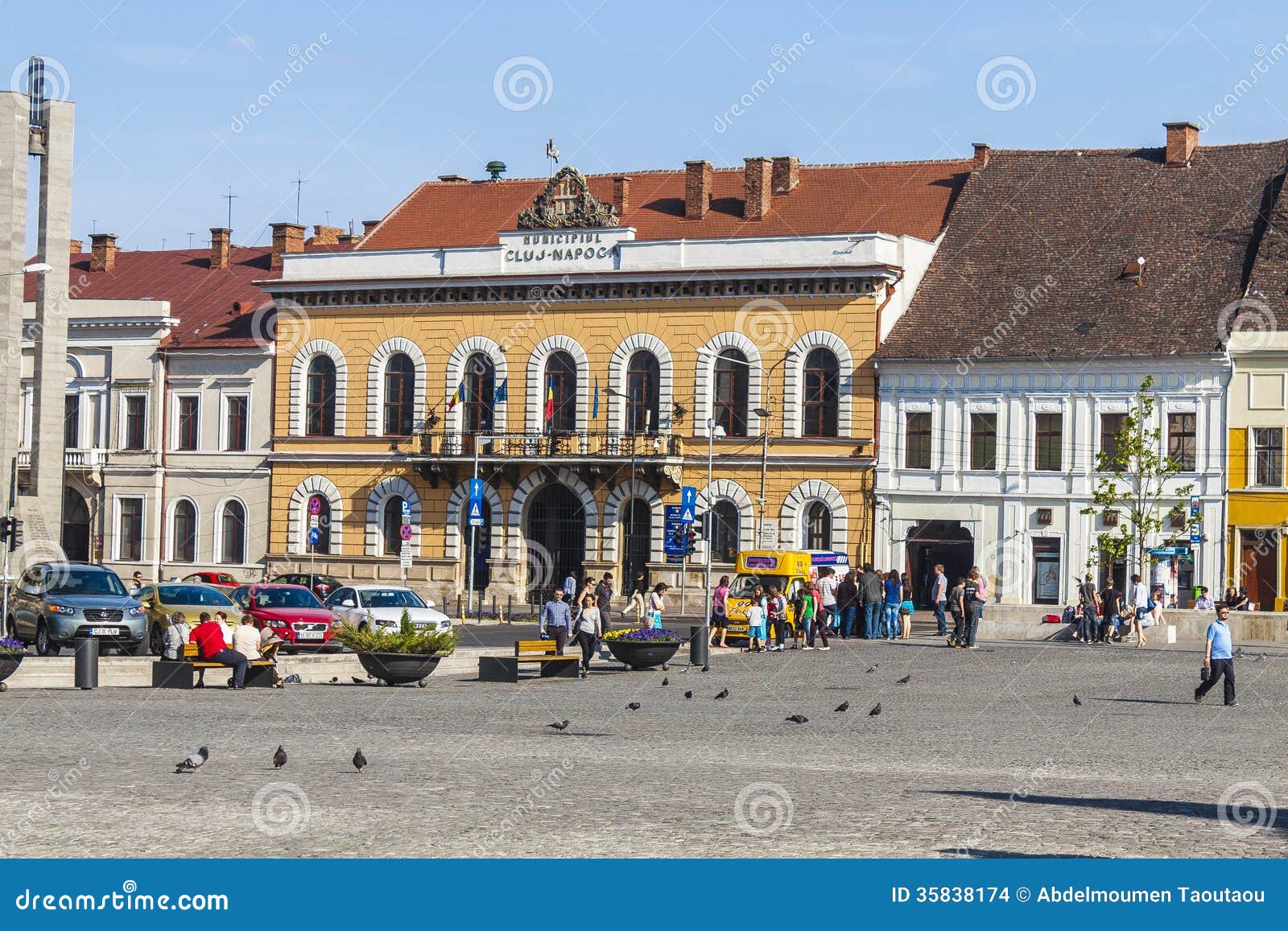 Cluj-Napoca city editorial stock image. Image of tower - 35838174