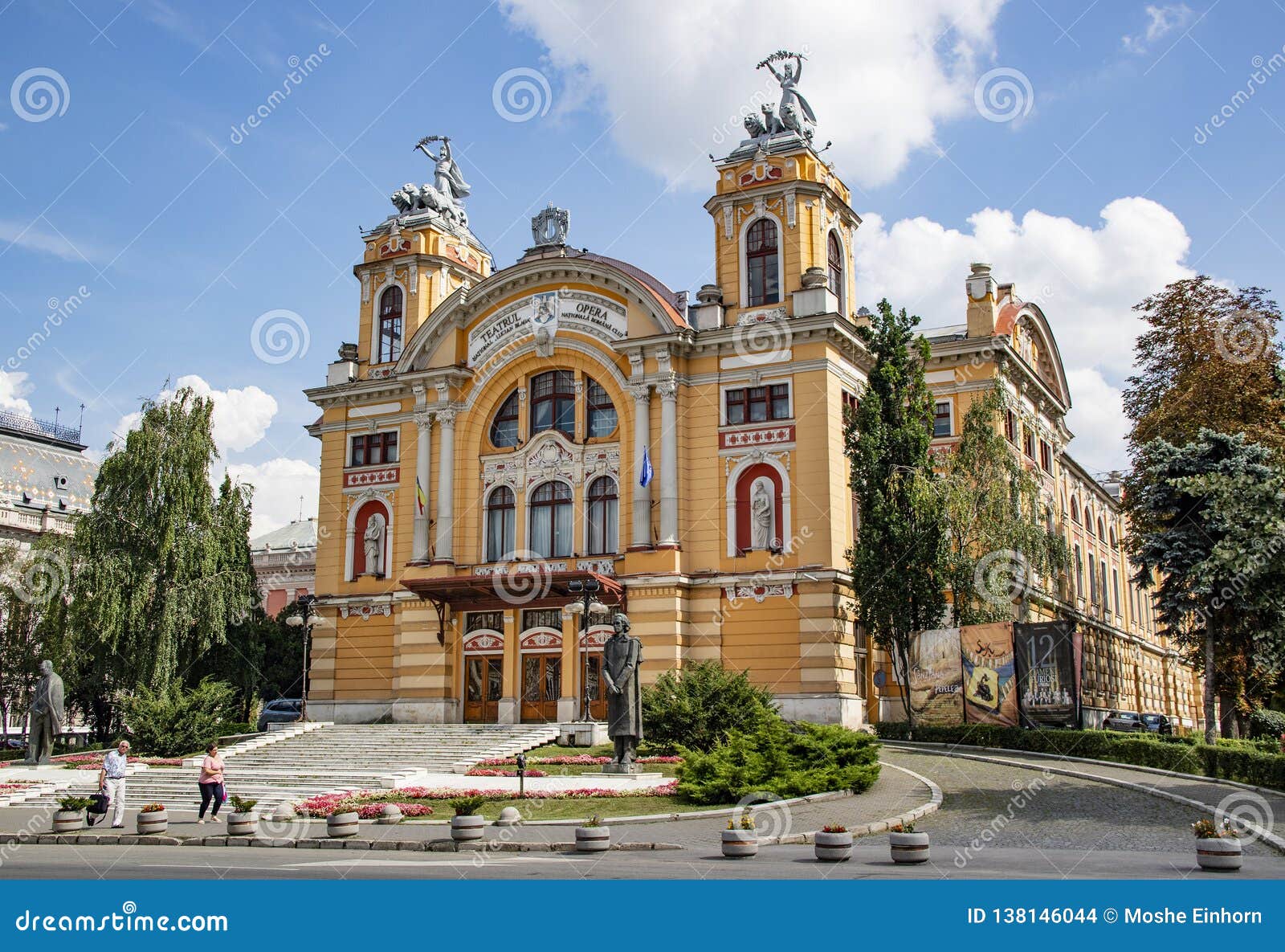 Cluj Napoca Opera House editorial stock image. Image of cluj - 138146044