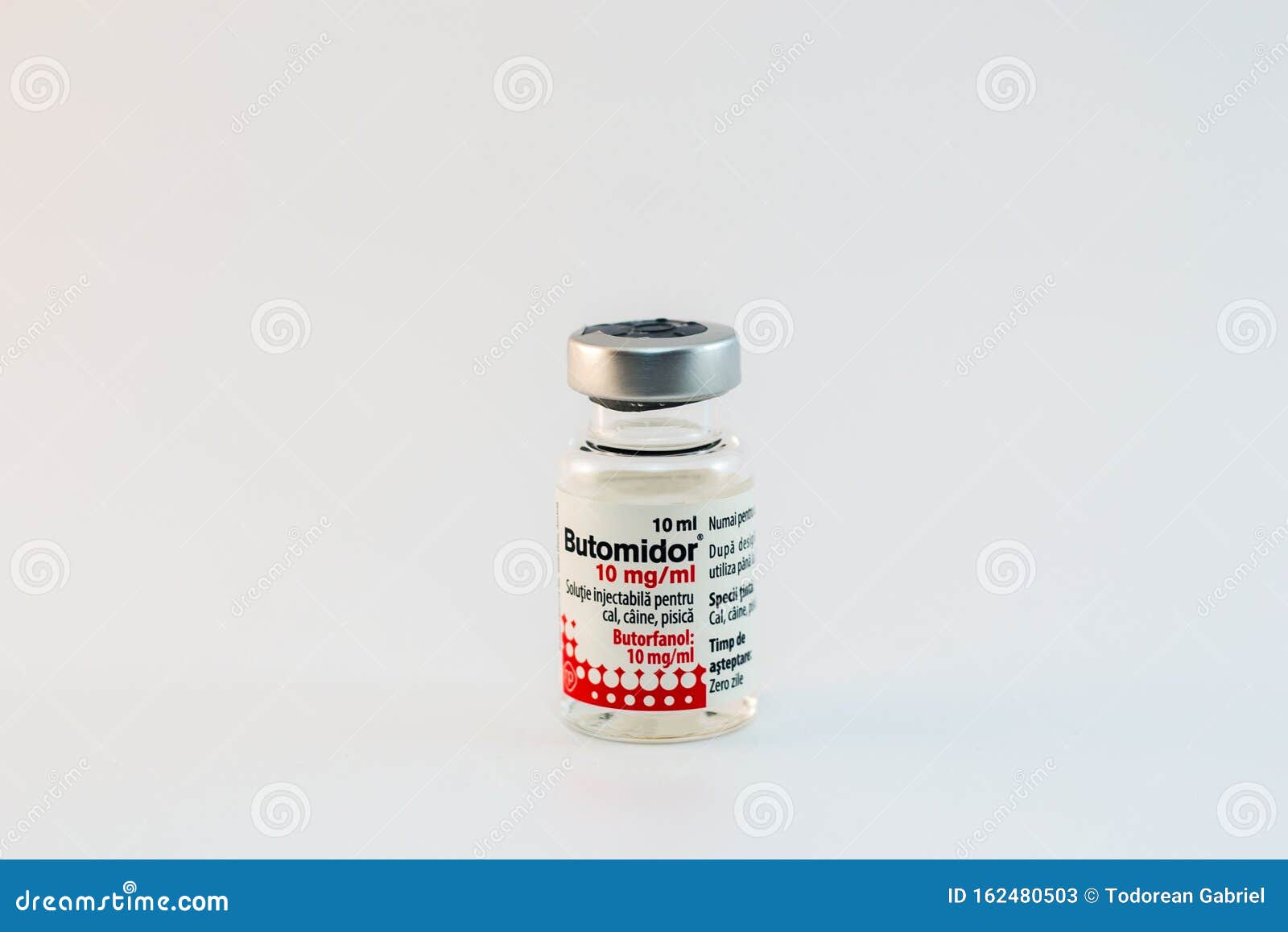 Cluj-Napoca/Romania-10 24 2019: Butomidor Injectable Solution Editorial ...