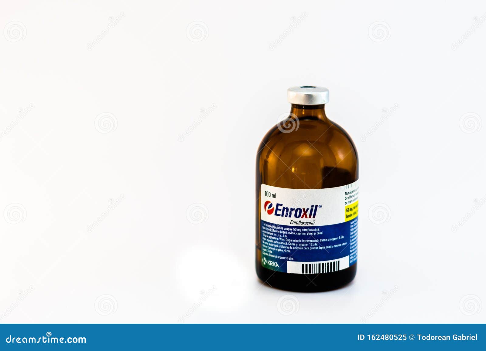 Cluj-Napoca/Romania-10 24 2019: Enroxil Injectable Solution Editorial ...