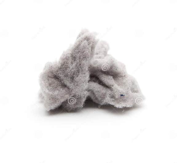 A Clump of Common House Dust. Stock Photo - Image of ball, pollen: 22896330
