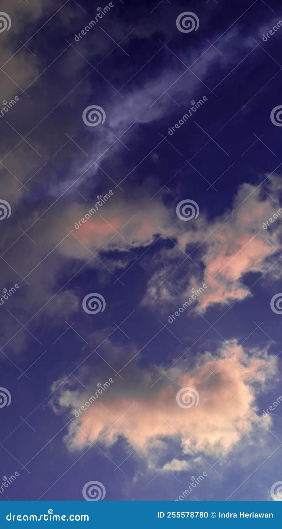 Clumps of Clouds in the Afternoon Stock Photo - Image of light ...