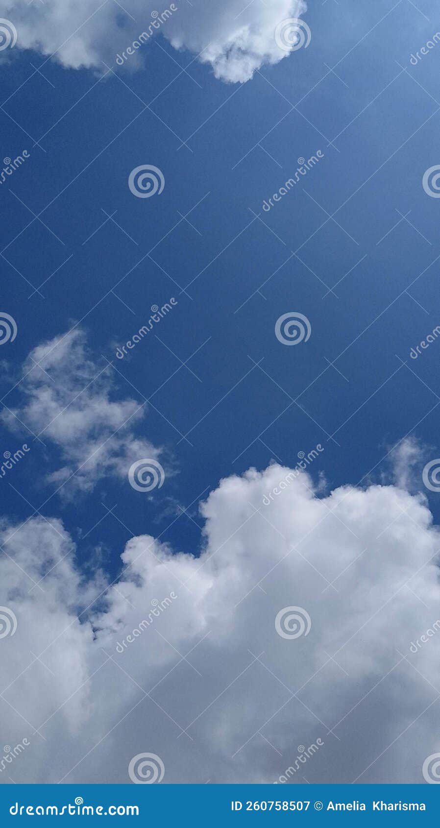 Clumps of Clouds in the Sky Stock Image - Image of nature, wind: 260758507